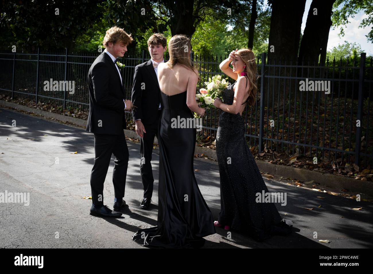 Marietta, Georgia, USA. 28th Apr, 2023. Senior students from Marietta ...