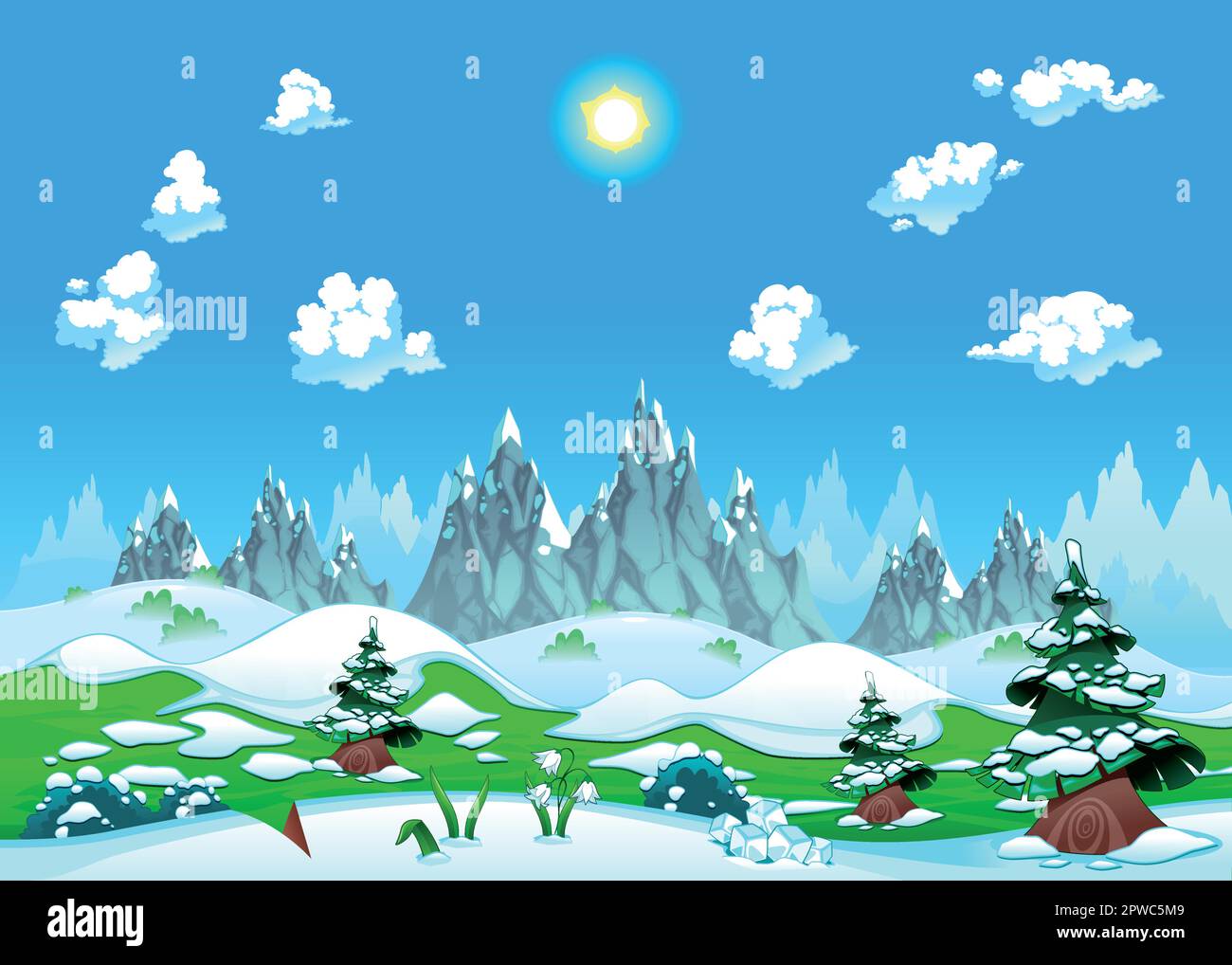 Arctic bloom Stock Vector Images - Alamy