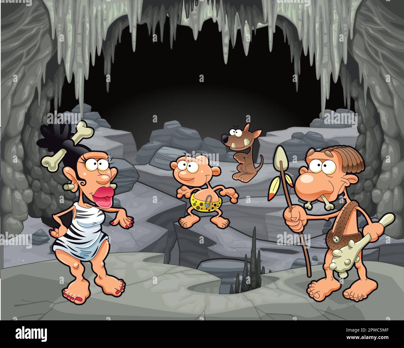 Bone cavern Stock Vector Images - Alamy