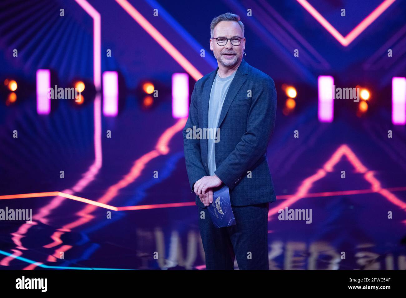 Cologne, Germany. 30th Apr, 2023. Matthias Opdenhövel, presenter, is on ...