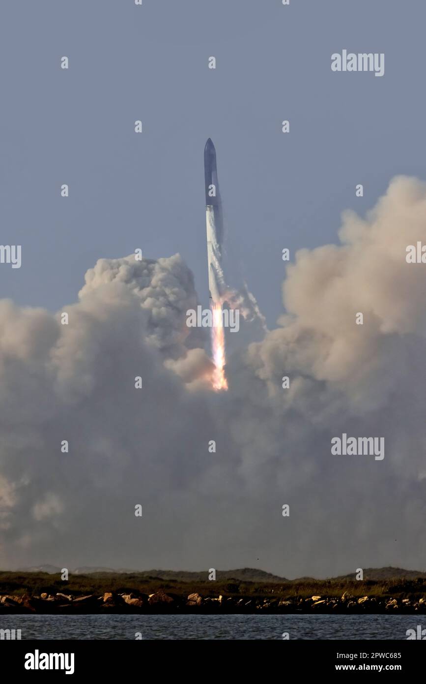 Space X Starship Launch, Boca Chica, Texas, America Stock Photo - Alamy