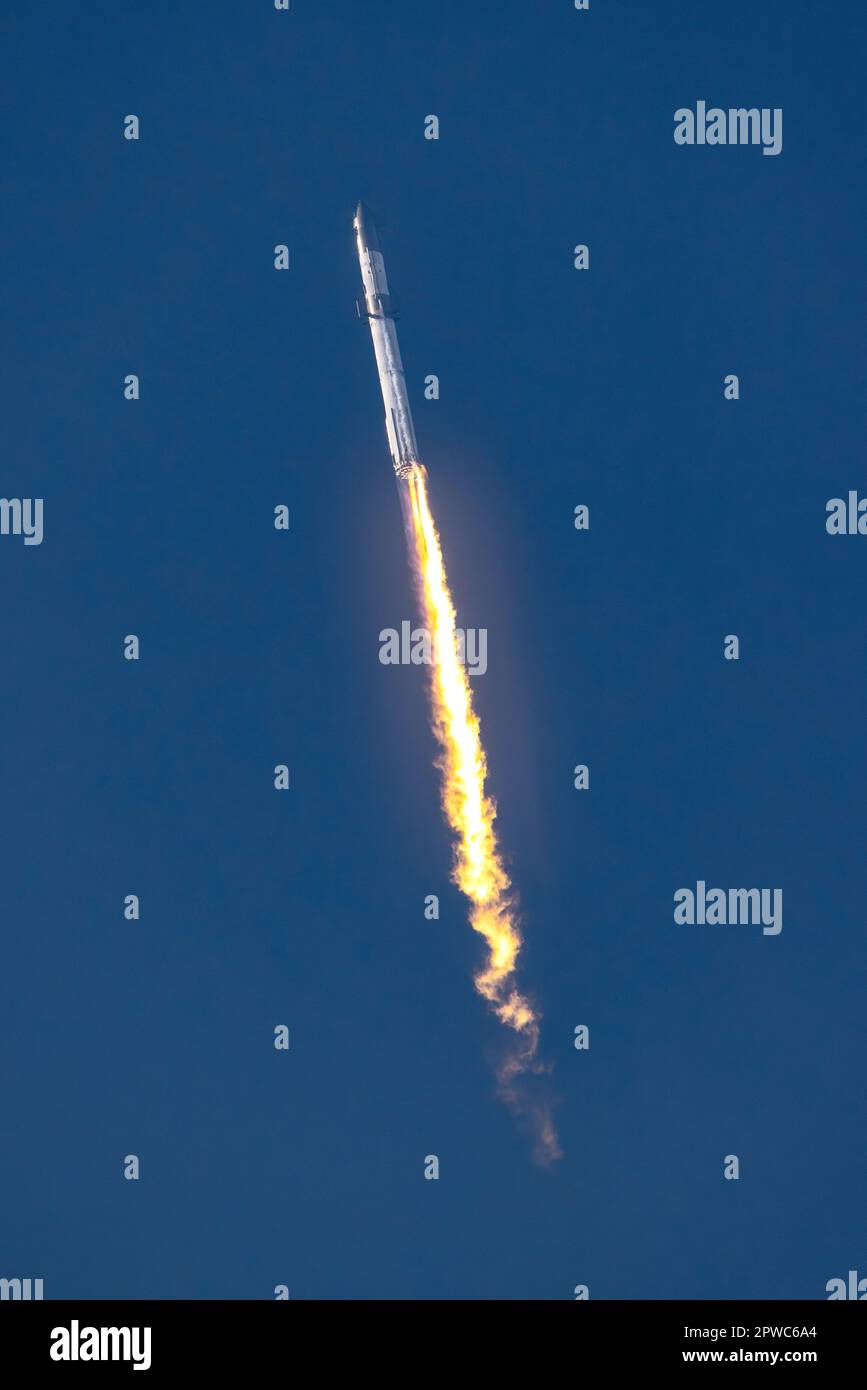Space X Starship Launch, Boca Chica, Texas, America Stock Photo - Alamy