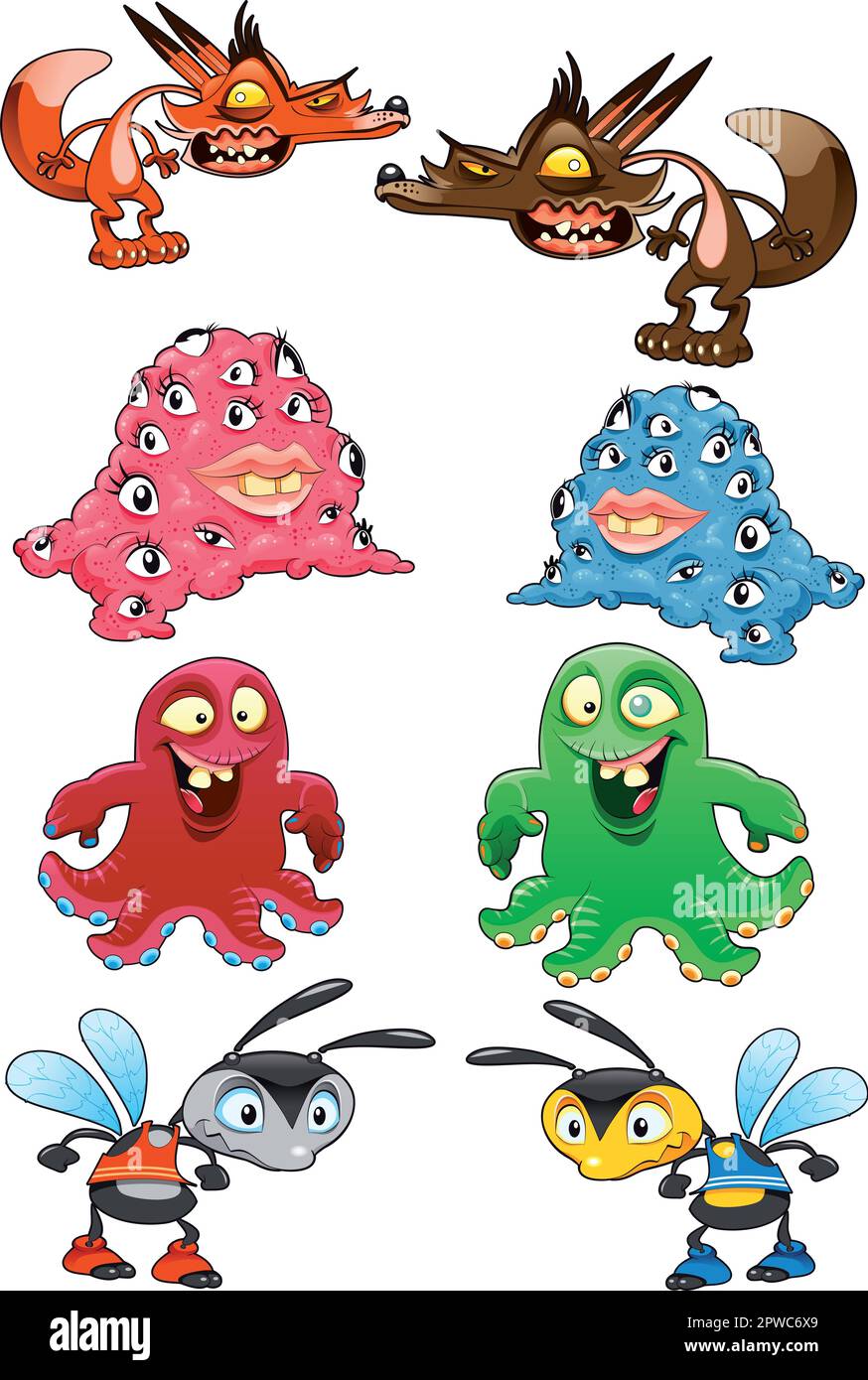 Naughty fox Stock Vector Images - Alamy