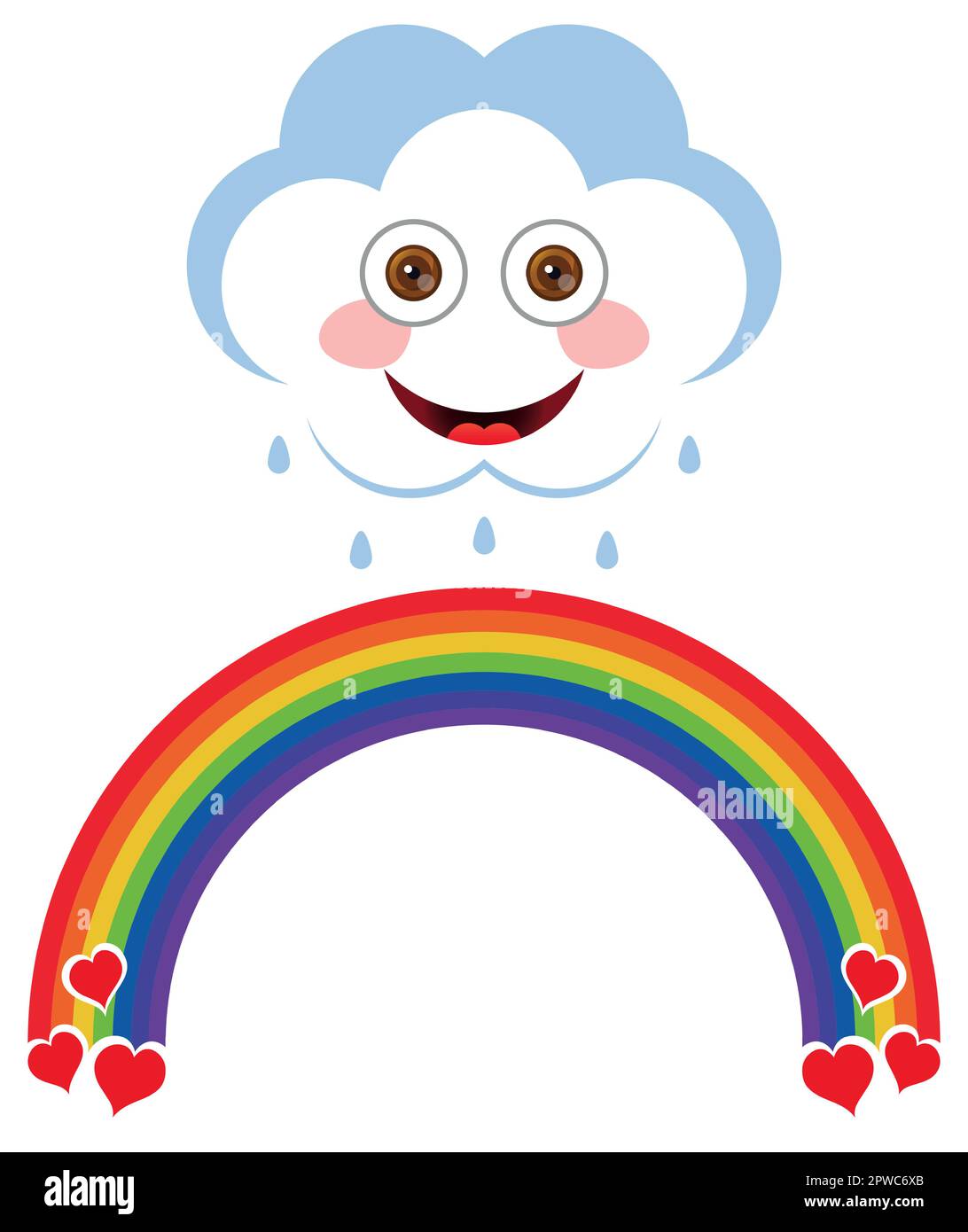 Happy Cloud Clip Art