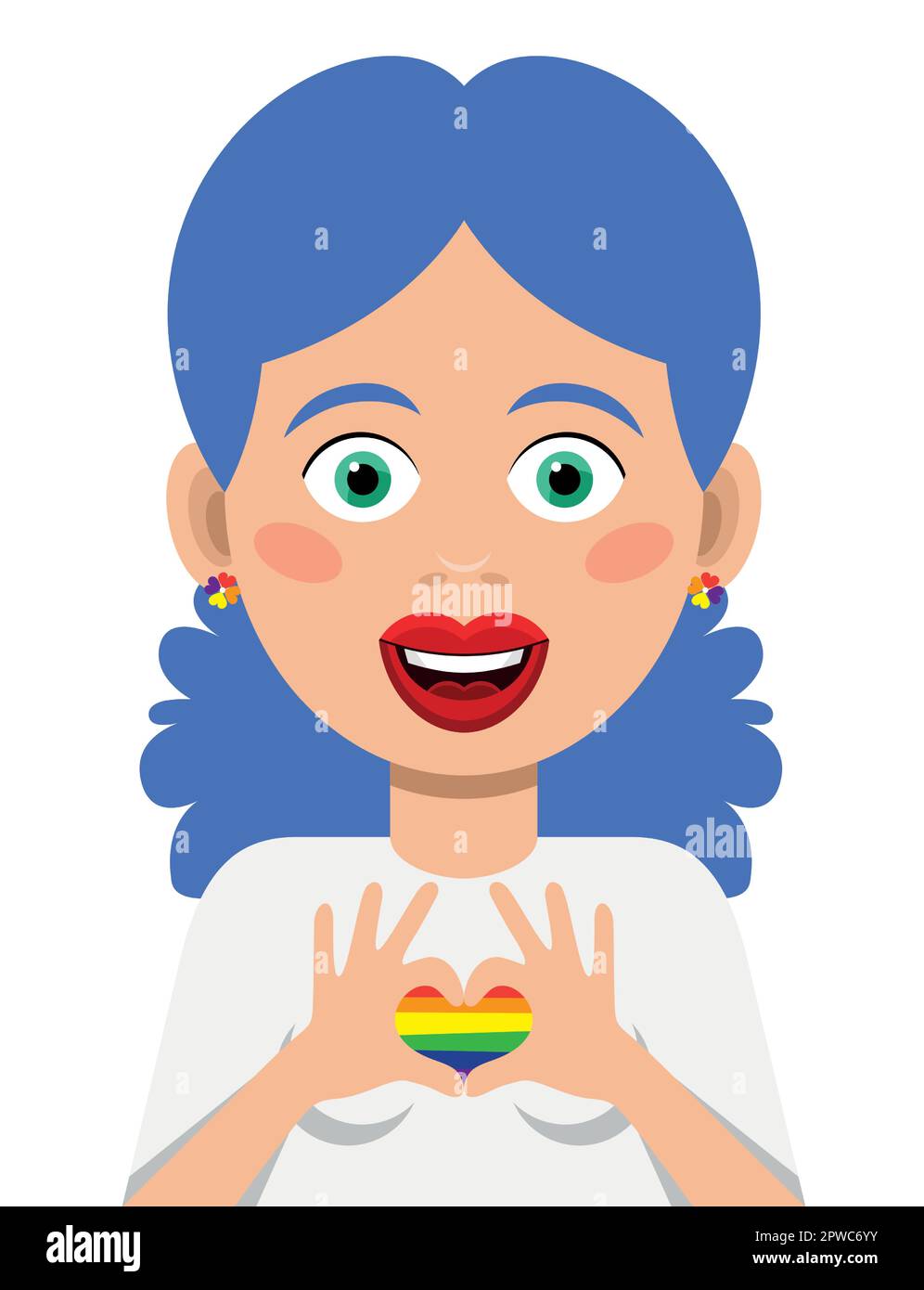 Lgbt pride colors Stock Vector Images - Alamy