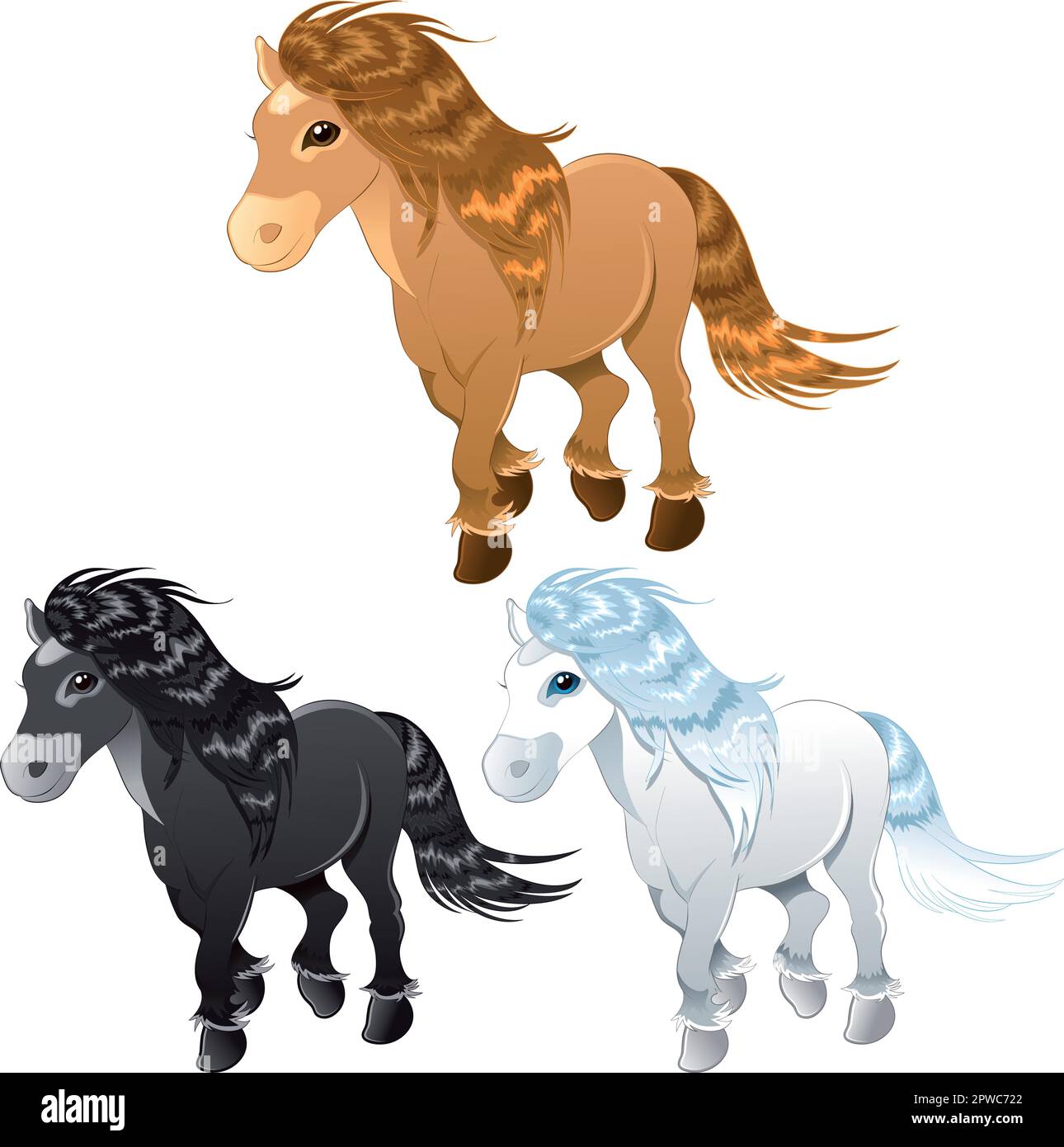 Juvenile pony Stock Vector Images - Alamy