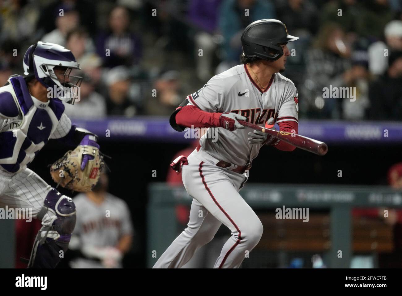 Arizona Diamondbacks third baseman Josh Rojas (10) in the seventh ...
