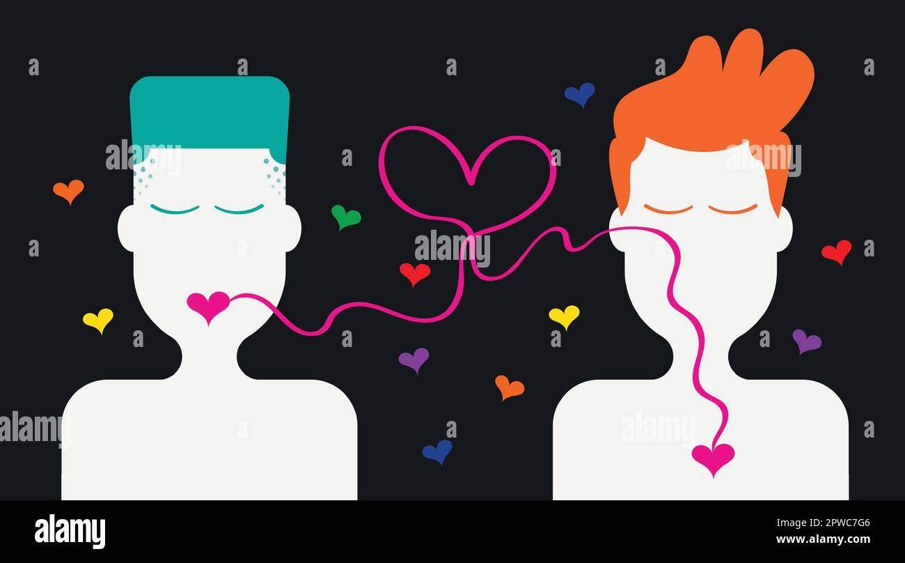 Rainbow lovers Stock Vector Images - Alamy