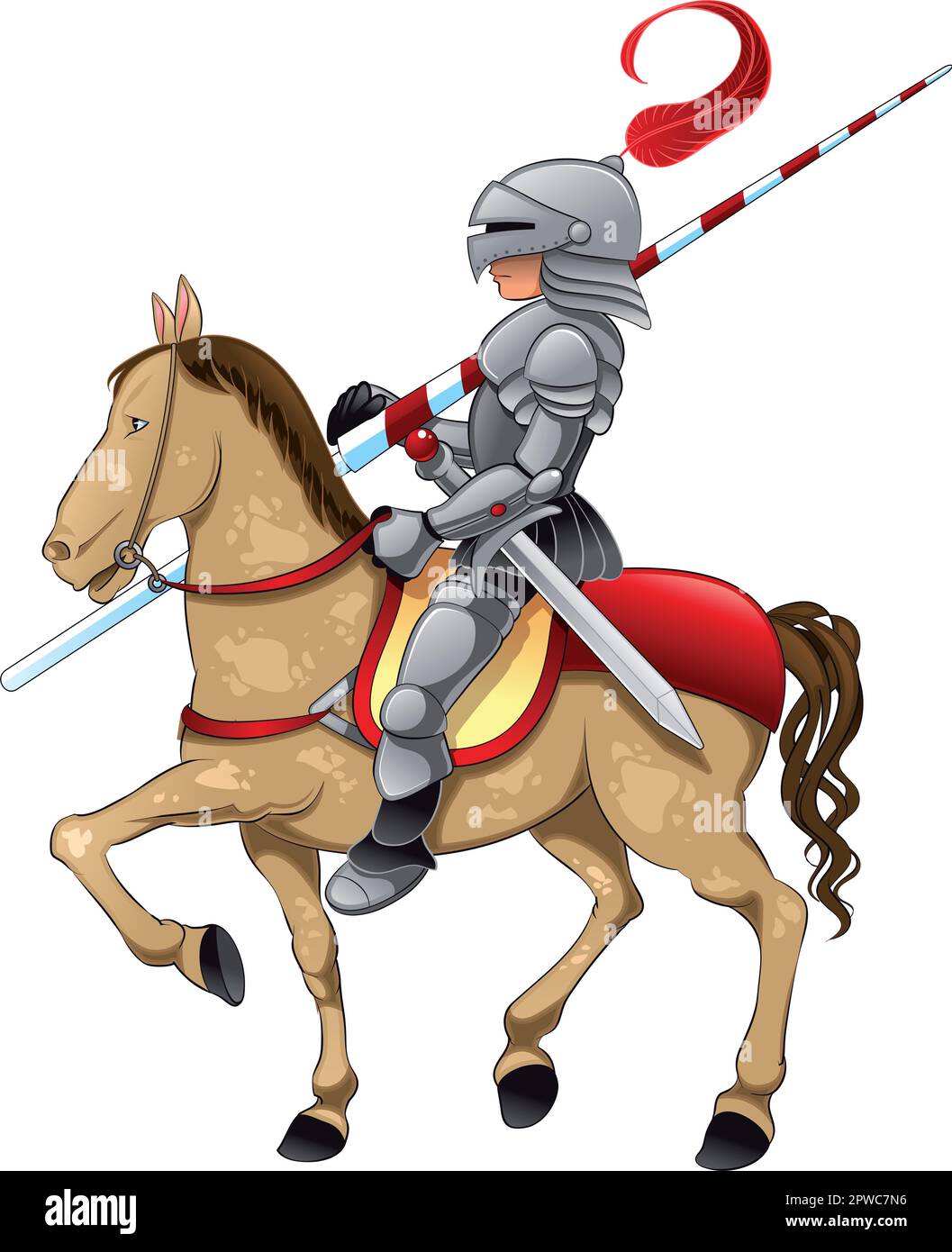 Feathered horse Cut Out Stock Images & Pictures - Alamy