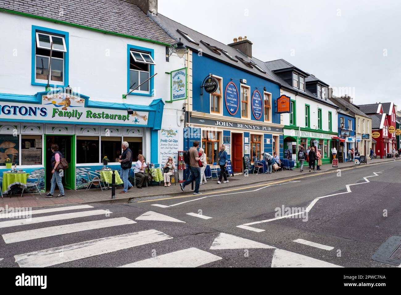 Harrington's Family Restaurant in Dingle, Ireland Stock Photo - Alamy