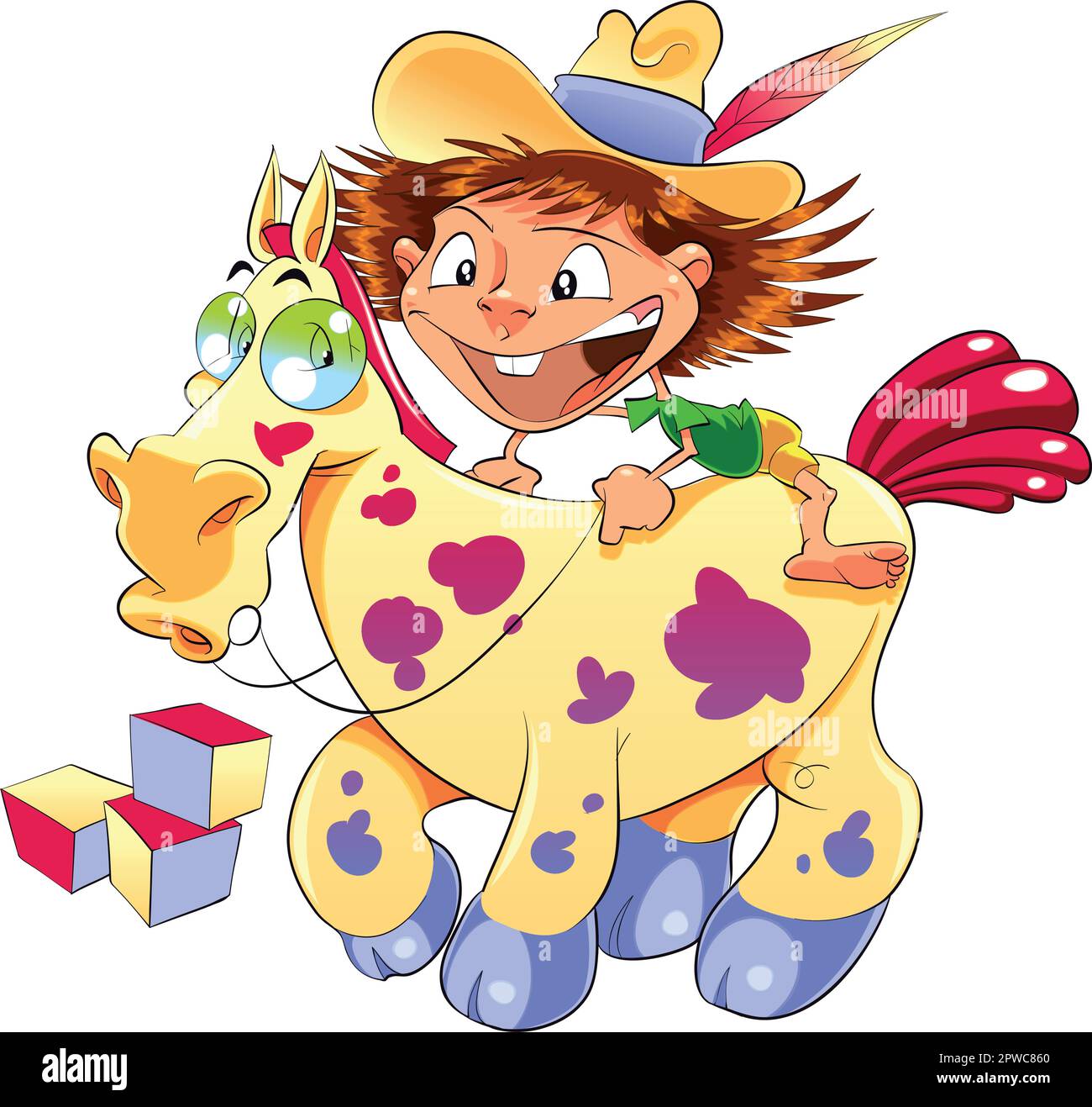 Daycare boy portrait Stock Vector Images - Alamy