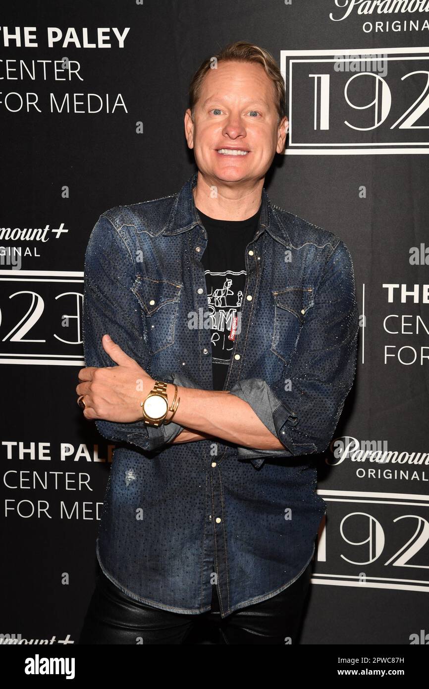 New York, USA. 29th Apr, 2023. Carson Kressley attends PaleyLive: A ...