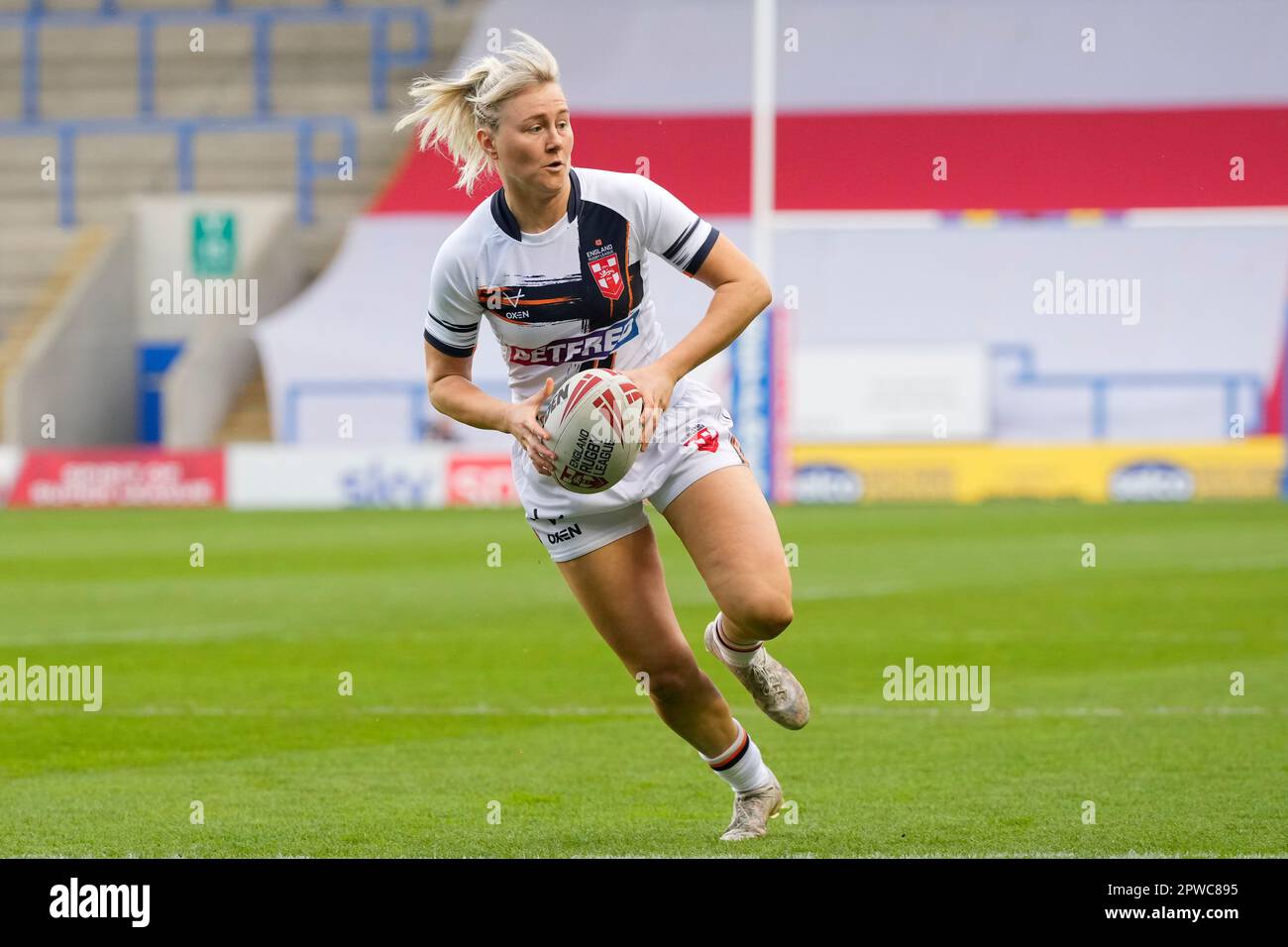 Tara-Jane Stanley #1 of England during the Mid Season International ...