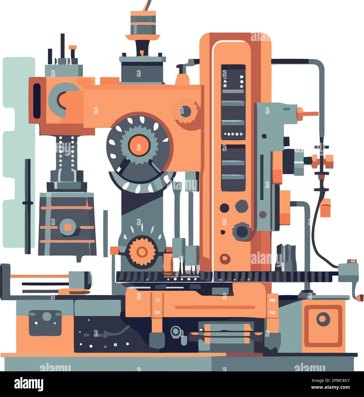 Engineer working in factory engineering Cut Out Stock Images & Pictures ...