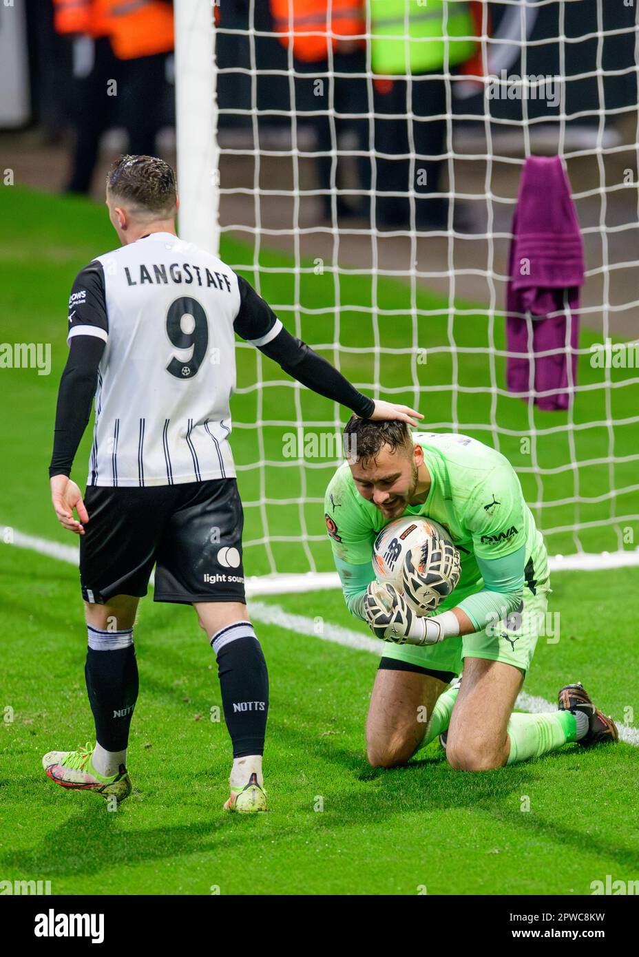 Meadow Lane Football Stadium, Nottingham, UK. 29 April 2023 at 1730hrs ...