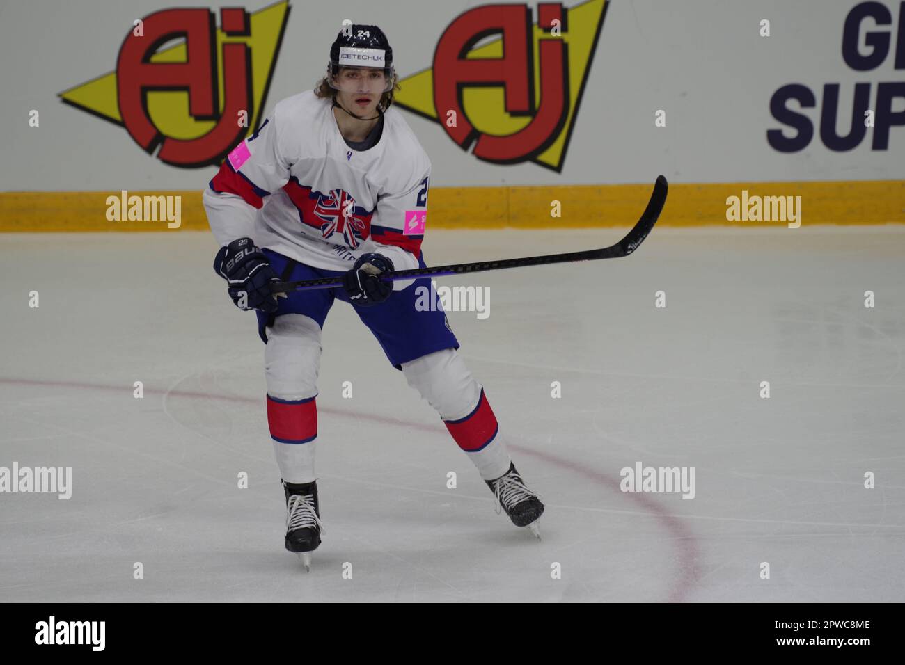 Nottingham, UK. 29 April 2023. Josh Tetlow playing for Great Britain ...