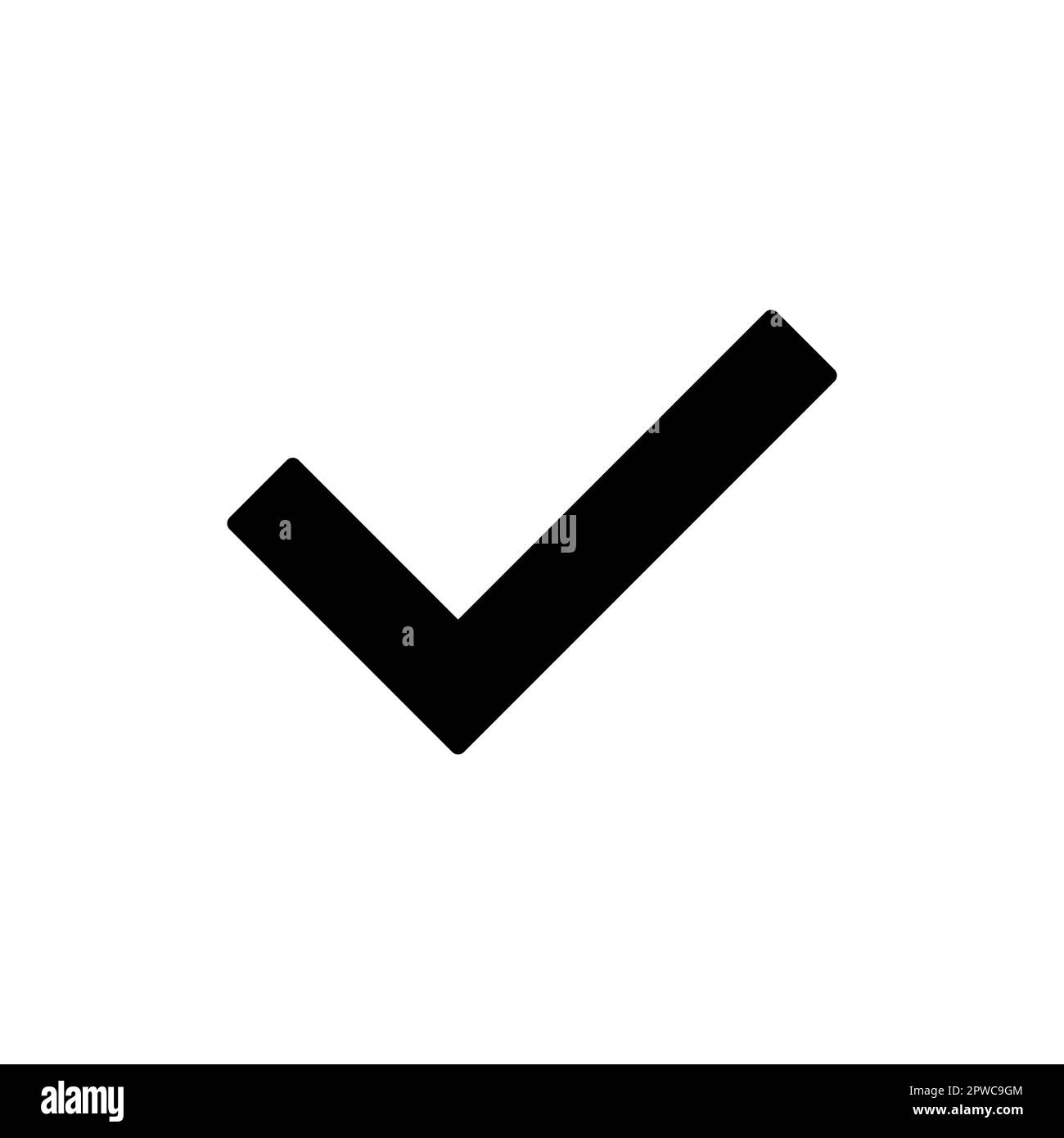 check icon vector. check mark icon. check list button icon Stock Vector ...