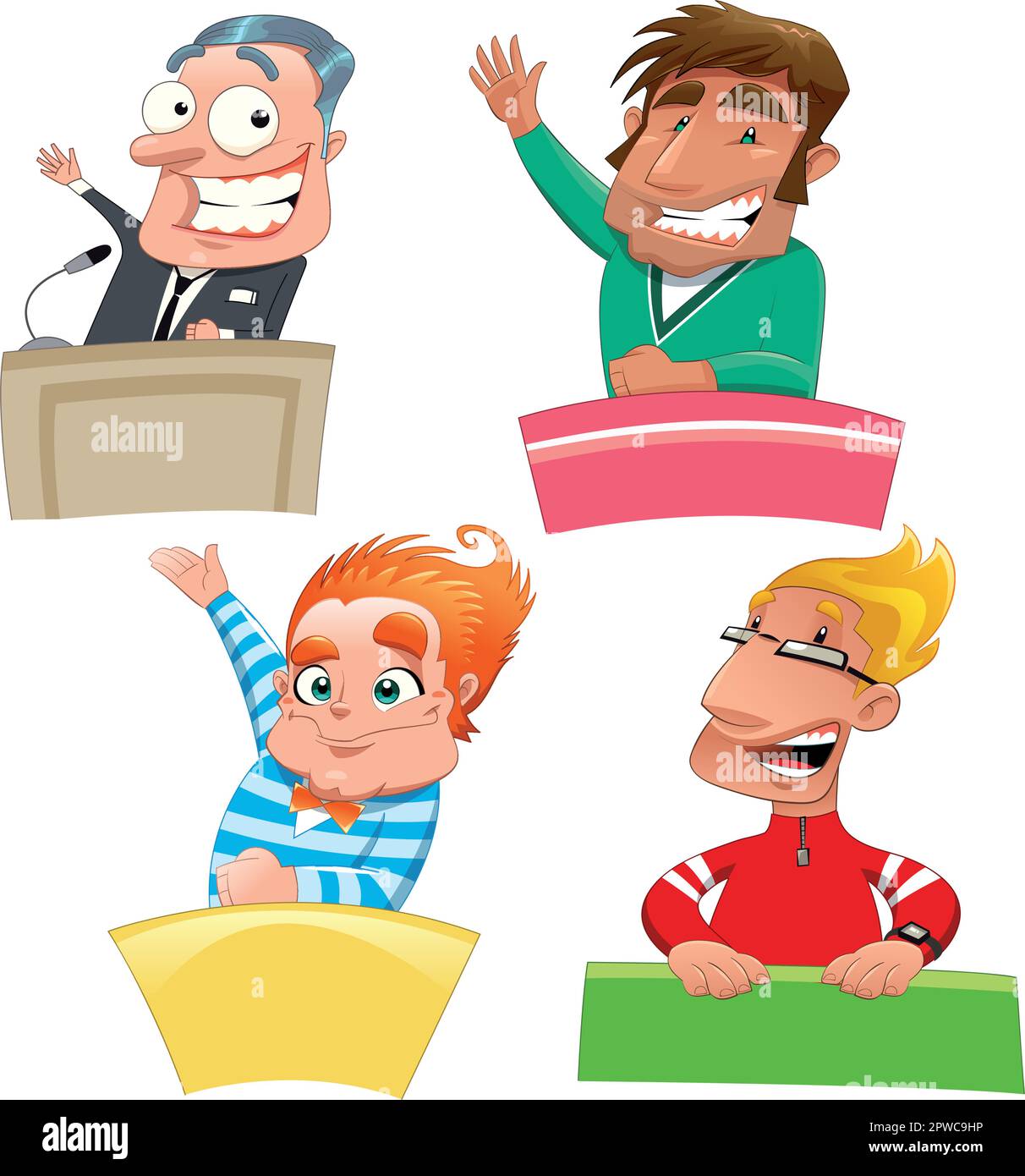 Comedian and presenter Cut Out Stock Images & Pictures - Alamy