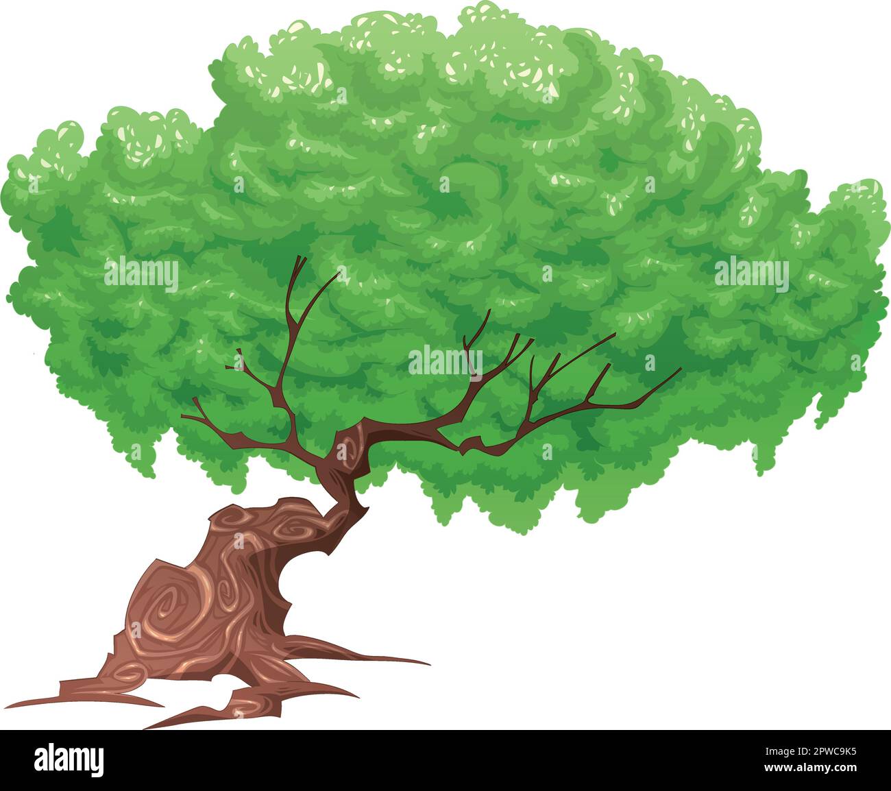 Single Tree, vector isolated object Stock Vector Image & Art - Alamy