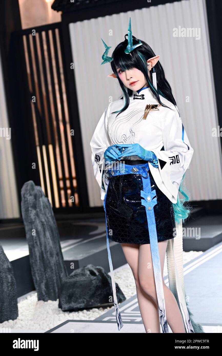 SHANGHAI, CHINA - APRIL 29, 2023 - Coser Dusk at the mobile game ...