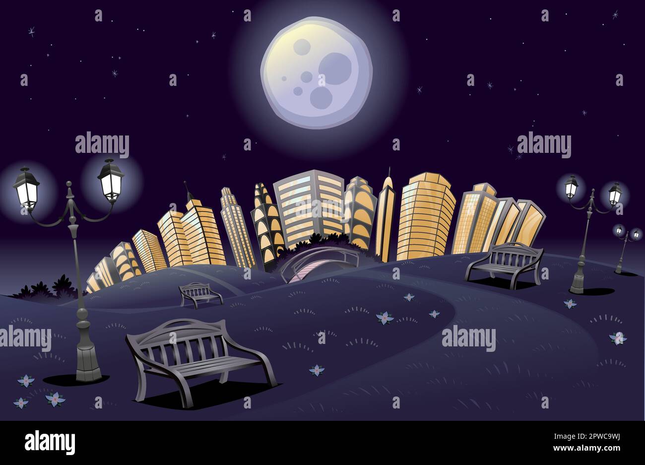 Humorous cartoon scene in Stock Vector Images - Alamy