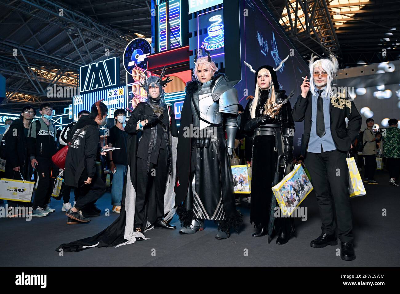 SHANGHAI, CHINA - APRIL 29, 2023 - Coser logos and Theresis and ...