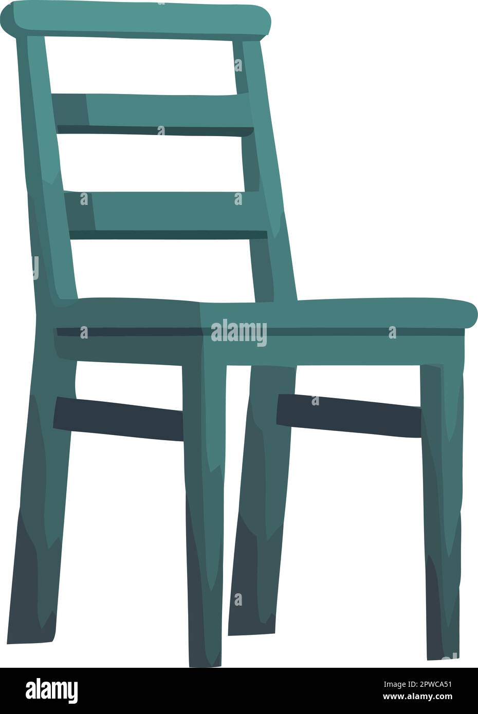 Comfortable wooden chair vector illustration Stock Vector Image & Art ...