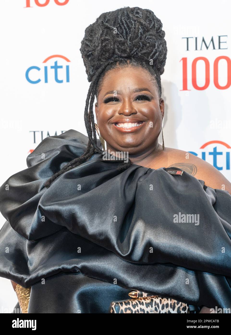 Monica Simpson attends 2023 TIME100 Gala at Jazz at Lincoln Center in New York on April 26, 2023 ...