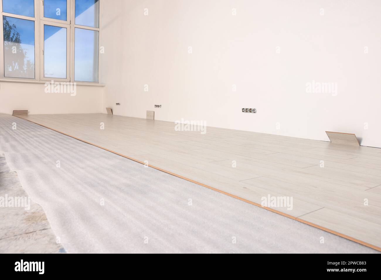 Unfinished flooring hi-res stock photography and images - Alamy