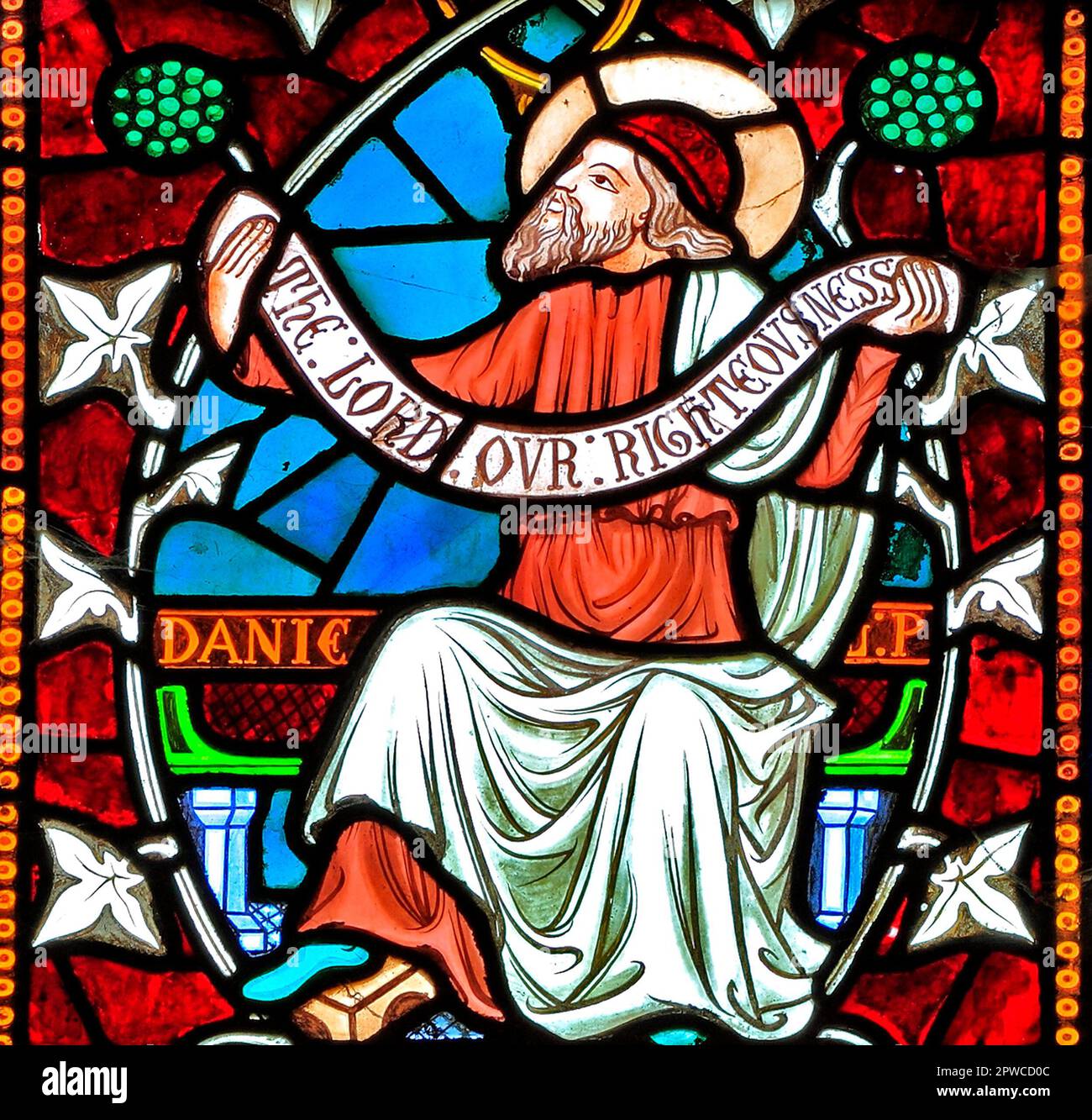 Daniel, Bible character, Biblical, stained glass window, Old Hunstanton ...