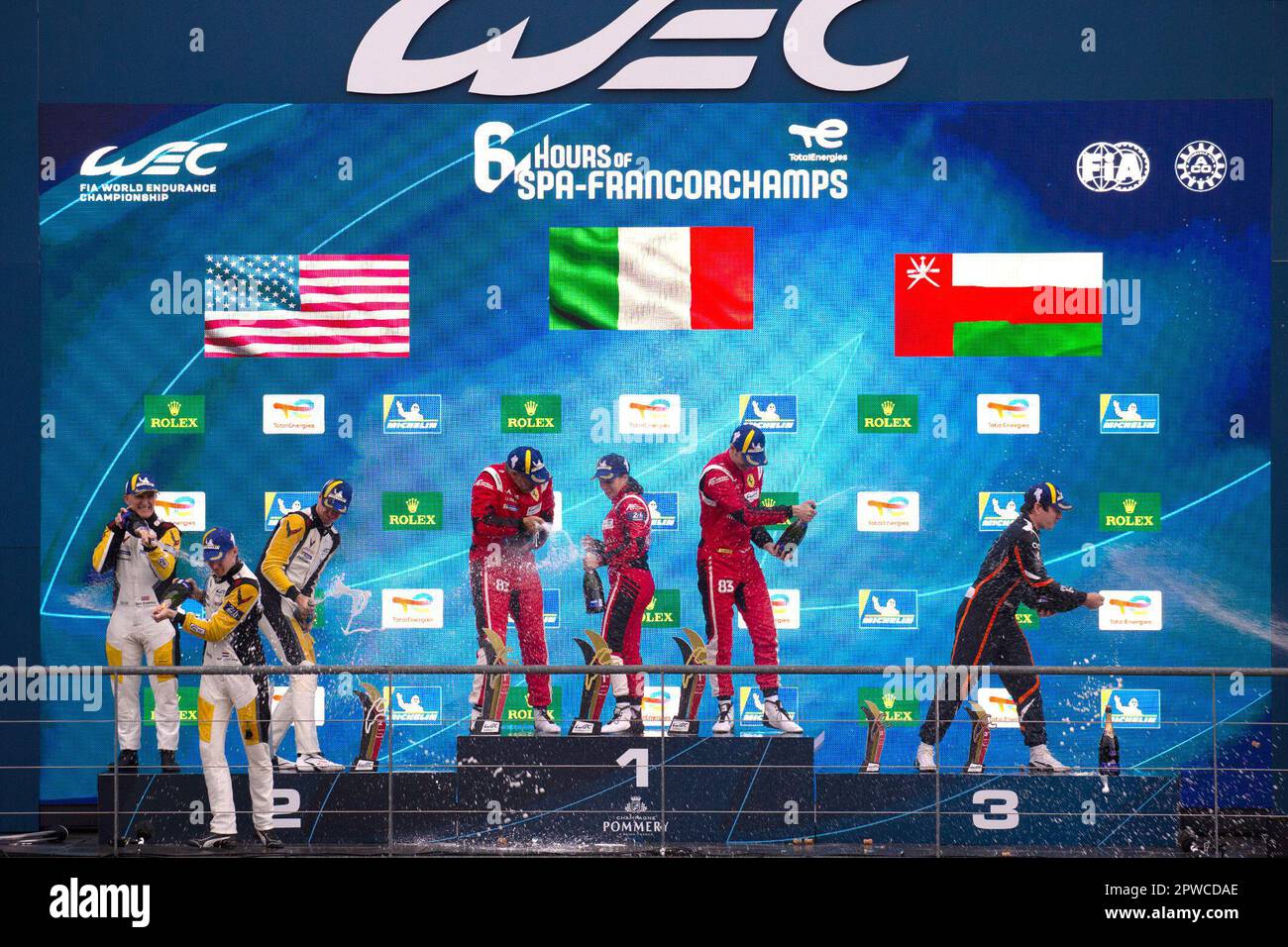 Corvette c8r car and 3rd placed are michael wainwriht hi-res stock photography and images - Alamy