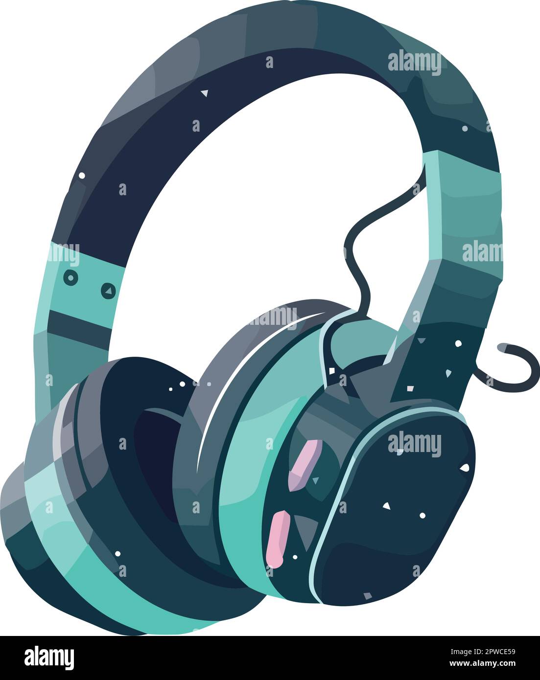 Headphone wallpaper Cut Out Stock Images & Pictures - Alamy