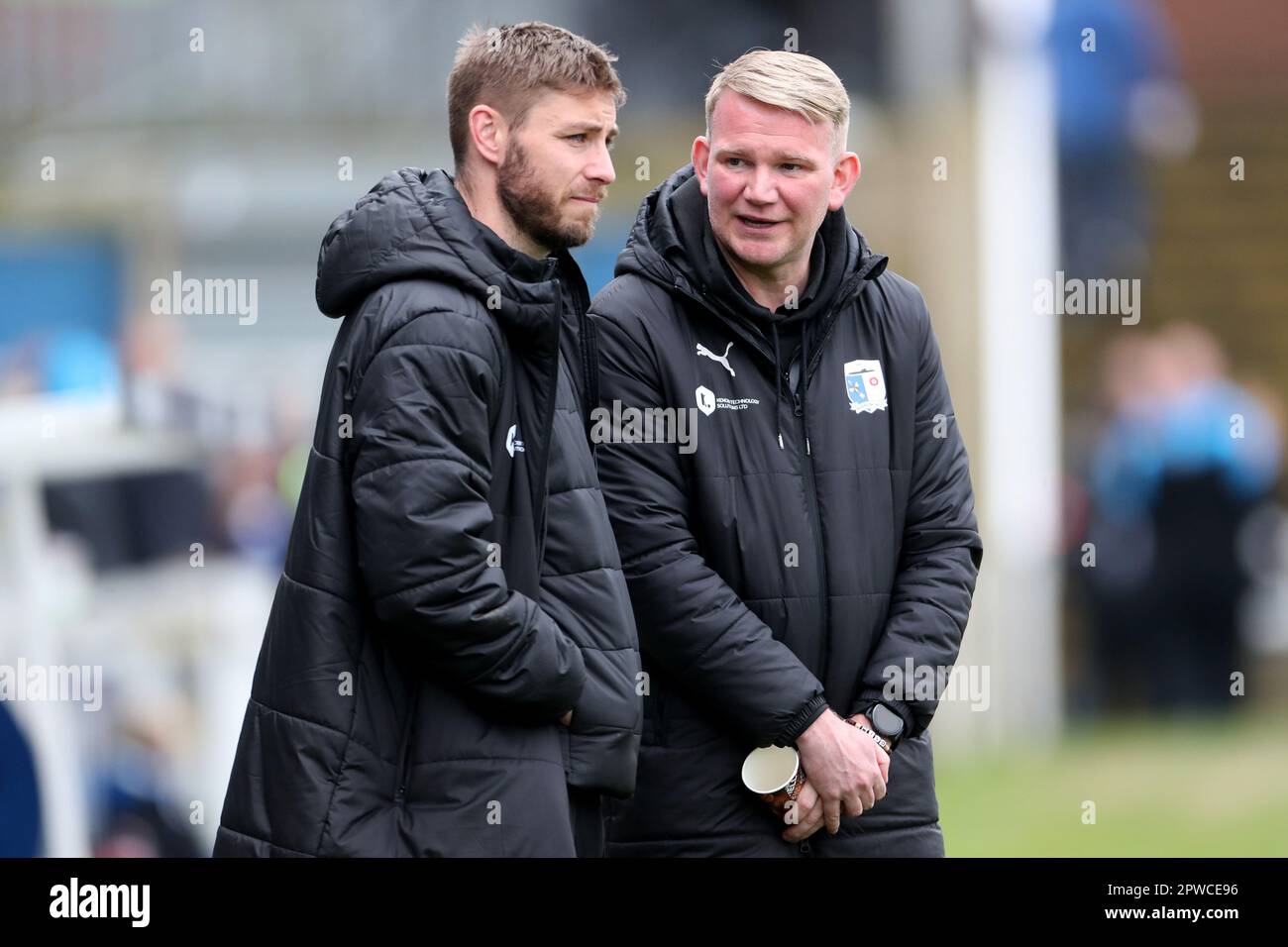 Barrow manager Pete Wild during the Sky Bet League 2 match between ...