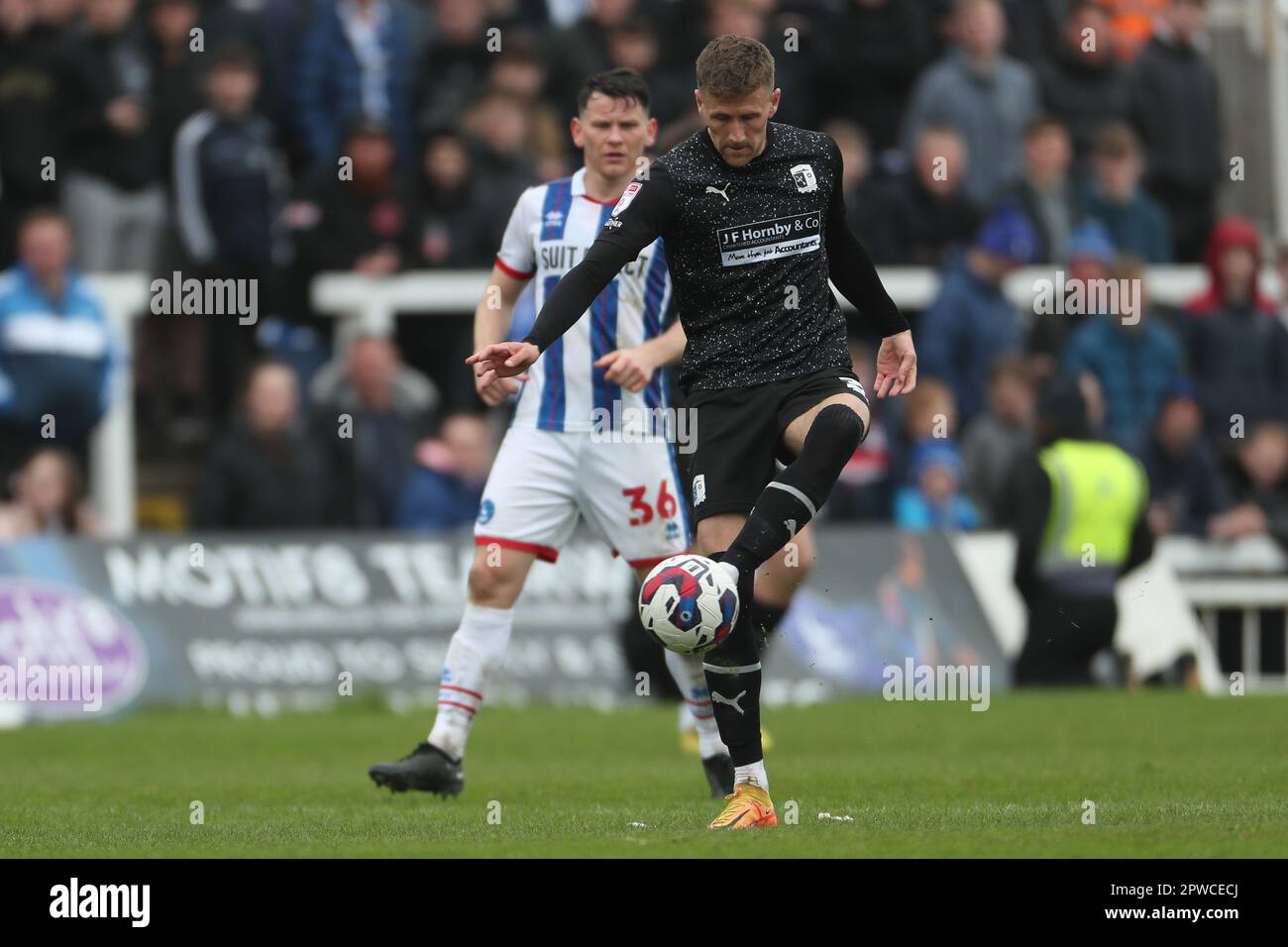 Barrow's Patrick Brough during the Sky Bet League 2 match between ...