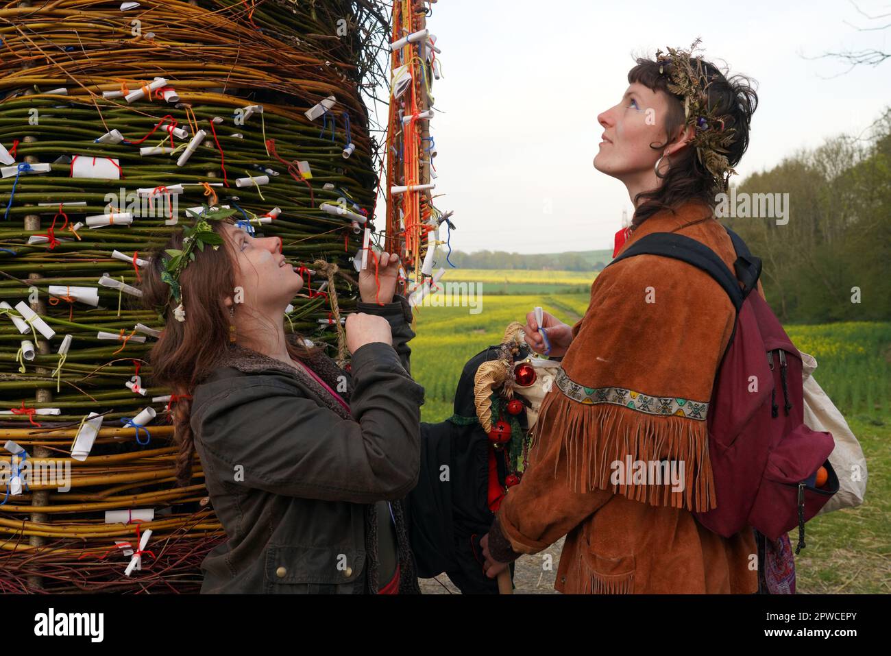 Butser Farm, South Downs, Hampshire, UK. 30th Apr, 2023. Butser Farm ...