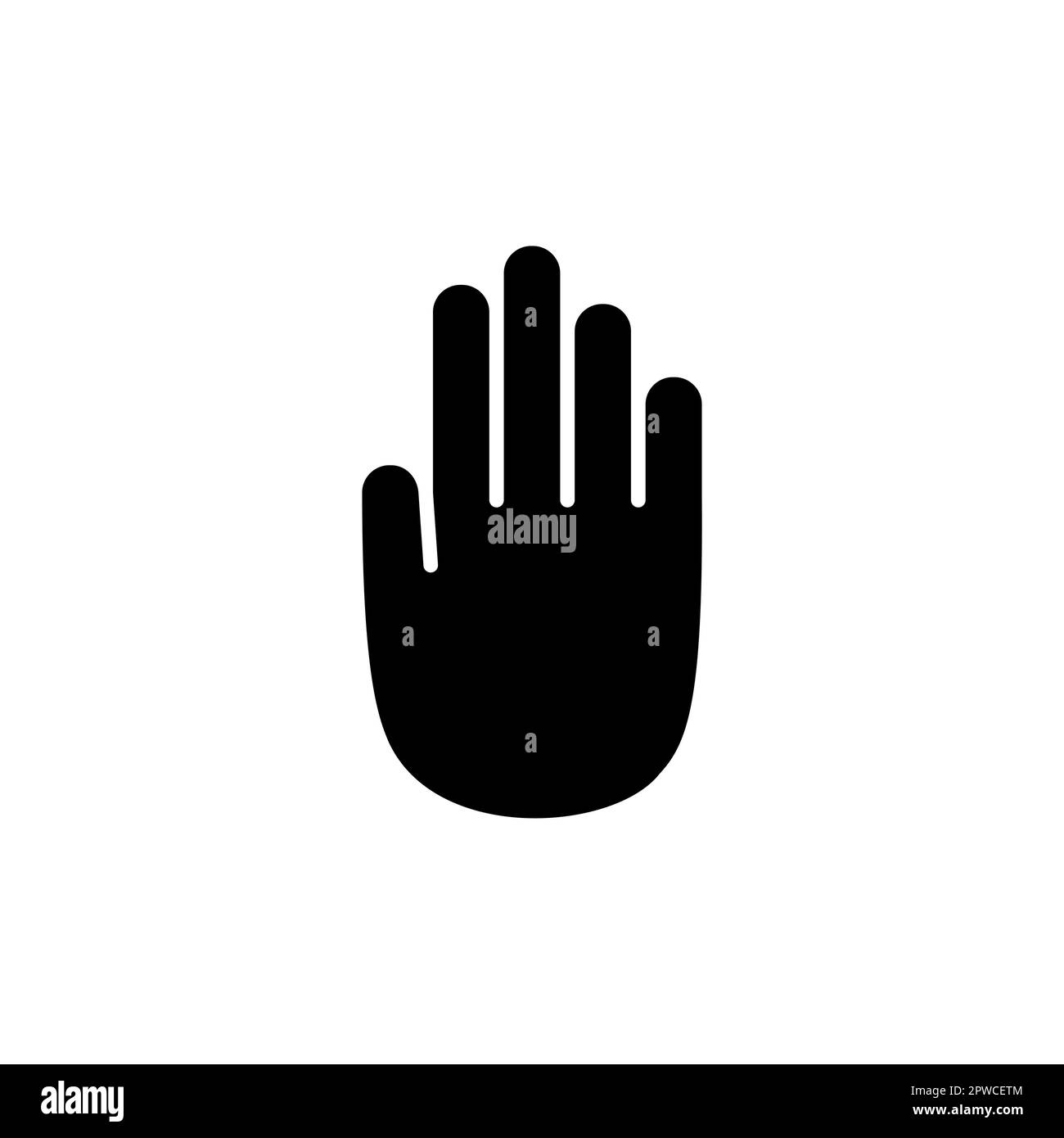 Hand icon vector. hand symbols. palm Stock Vector Image & Art - Alamy