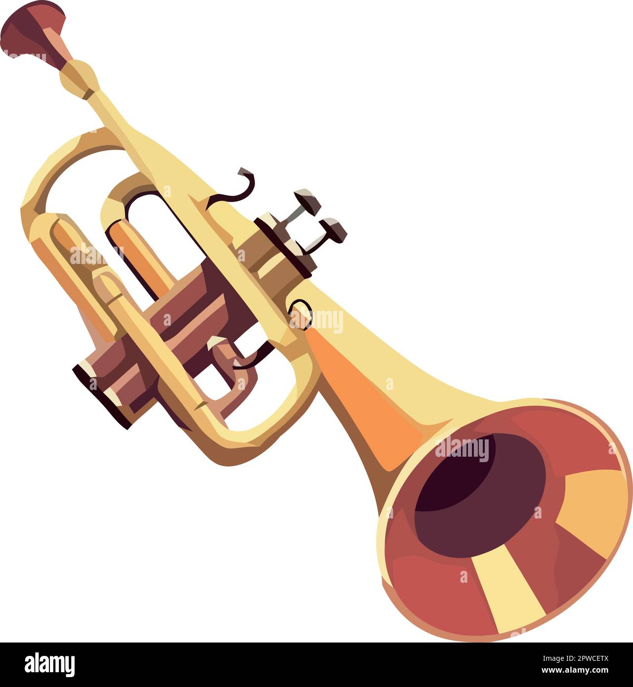 trumpet instrument classical music icon Stock Vector Image & Art - Alamy