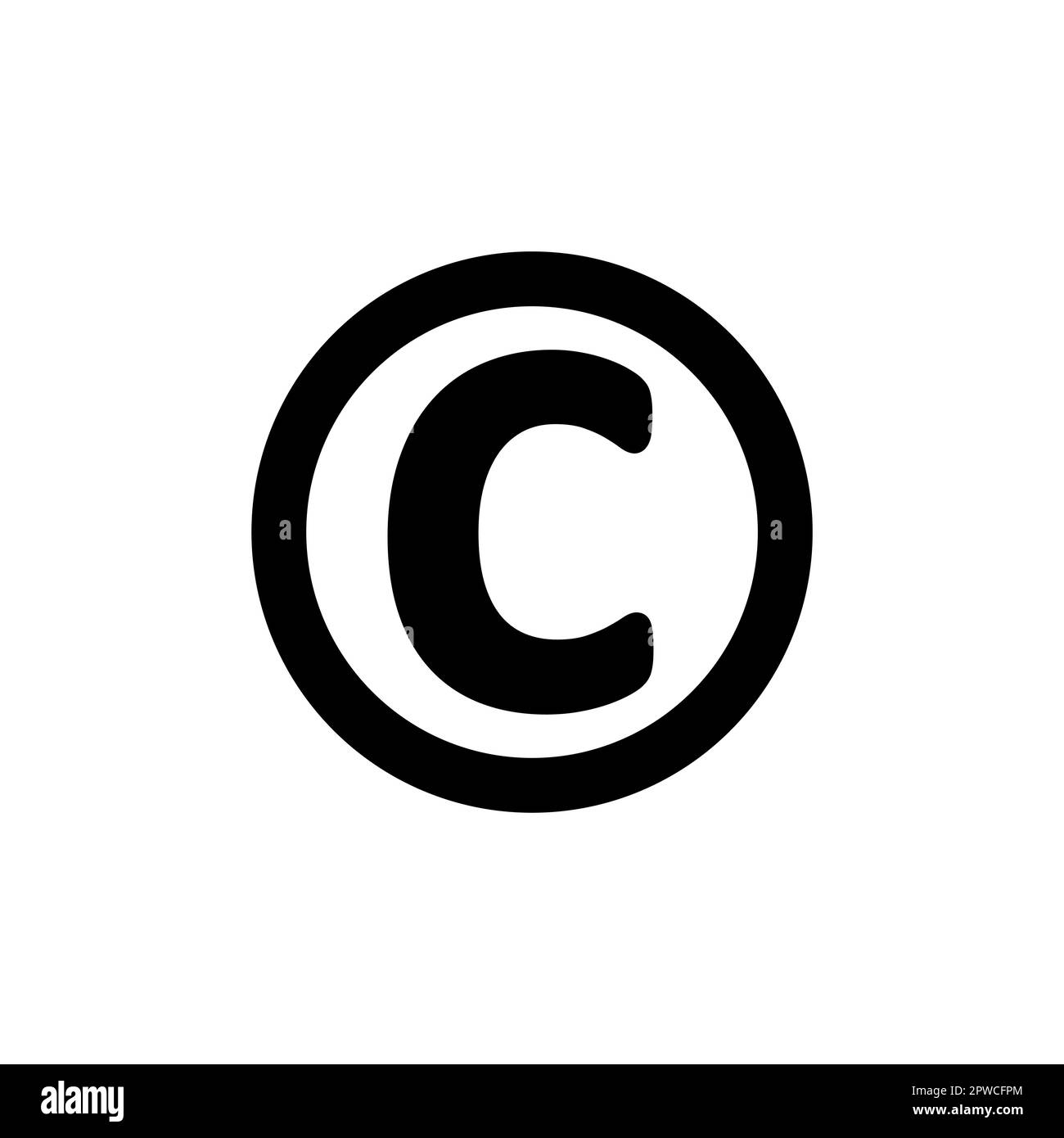 Copyright icon vector. copyright symbol Stock Vector Image & Art - Alamy
