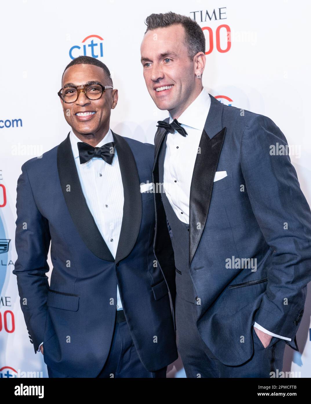 Don Lemon and Tim Malone attend 2023 TIME100 Gala at Jazz at Lincoln Center in New York on April ...