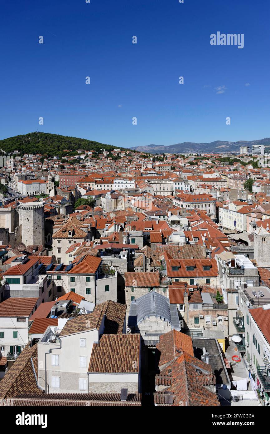 Diocletian's Palace, from Sveti Duje Cathedral Tower, Skyline, Roman ...