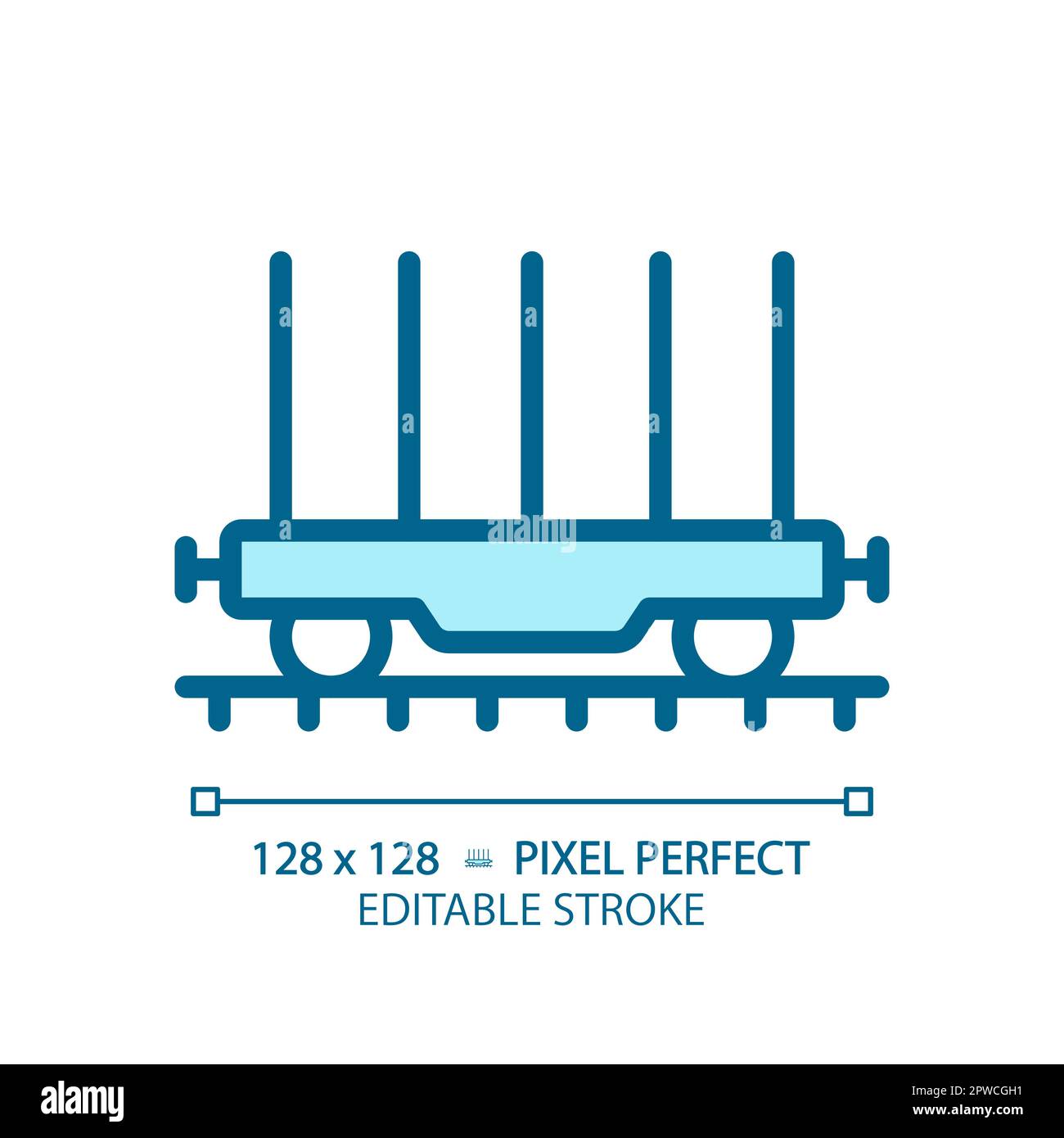 Flatcar pixel perfect blue RGB color icon Stock Vector Image & Art - Alamy Flatcar pixel perfect blue RGB color icon Stock Vector Image & Art - Alamy