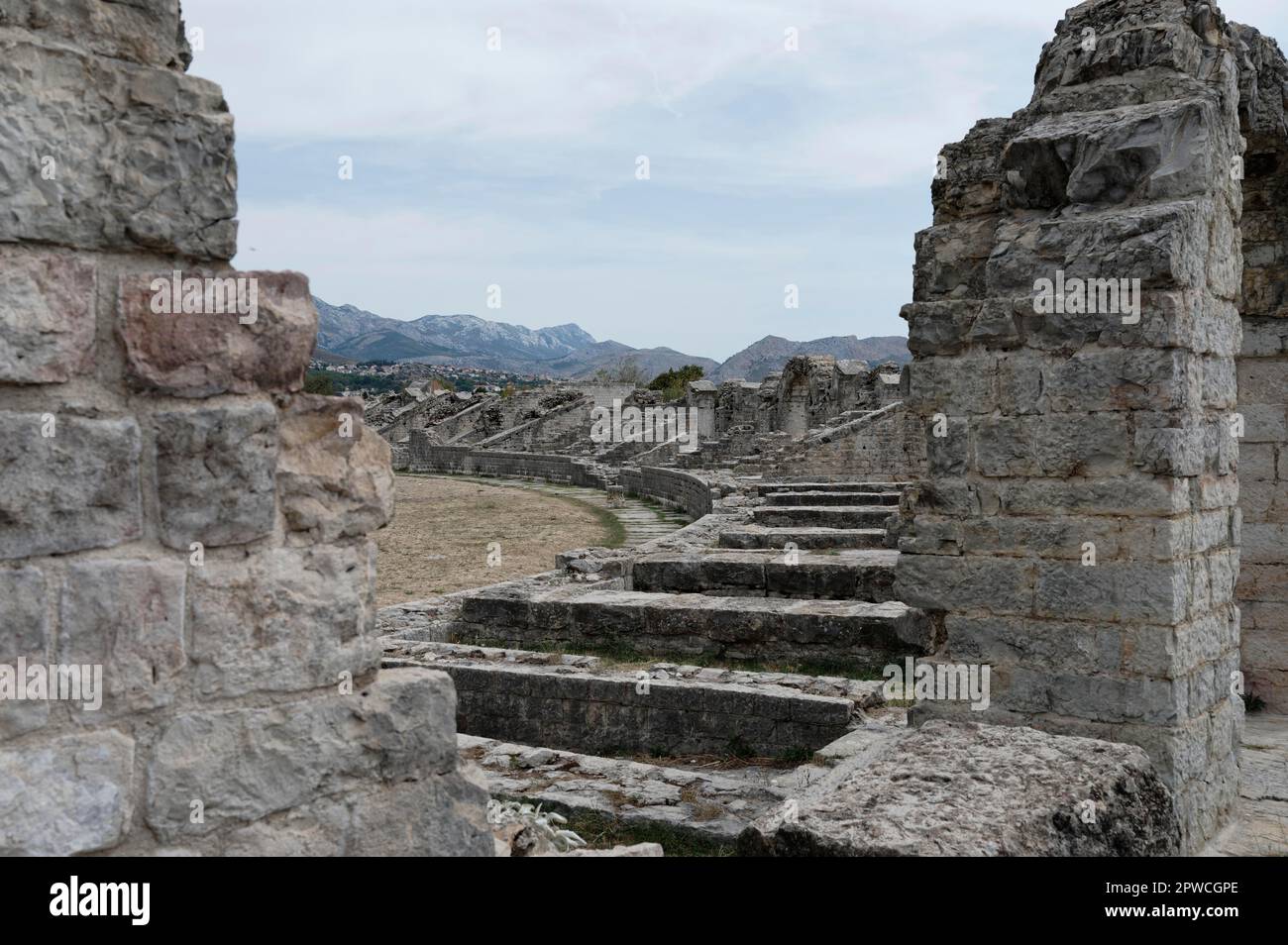 Salona excavation, amphitheatre, Vranjic, Solin, Splitsko-Dalmatinska ...
