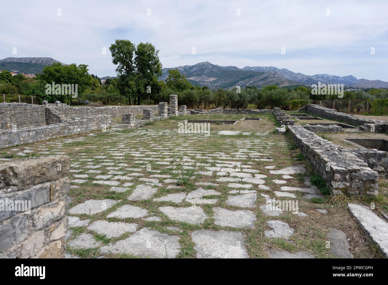 Excavation Salona, Basilica of the Five Martyrs, Vranjic, Solin ...