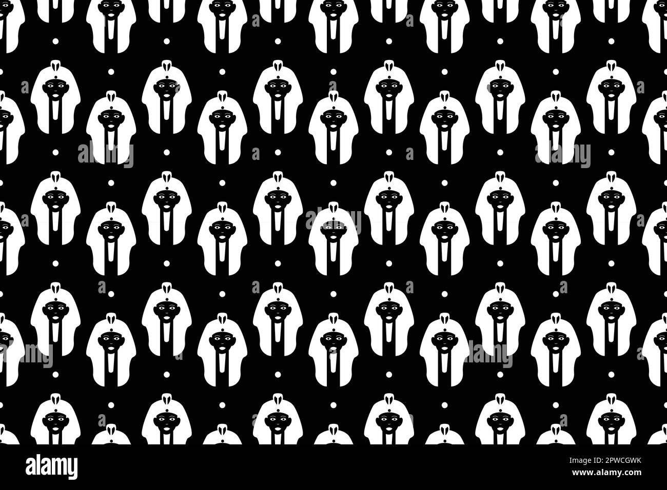 Ancient Egyptian seamless pattern. Religious paganistic seamless ...