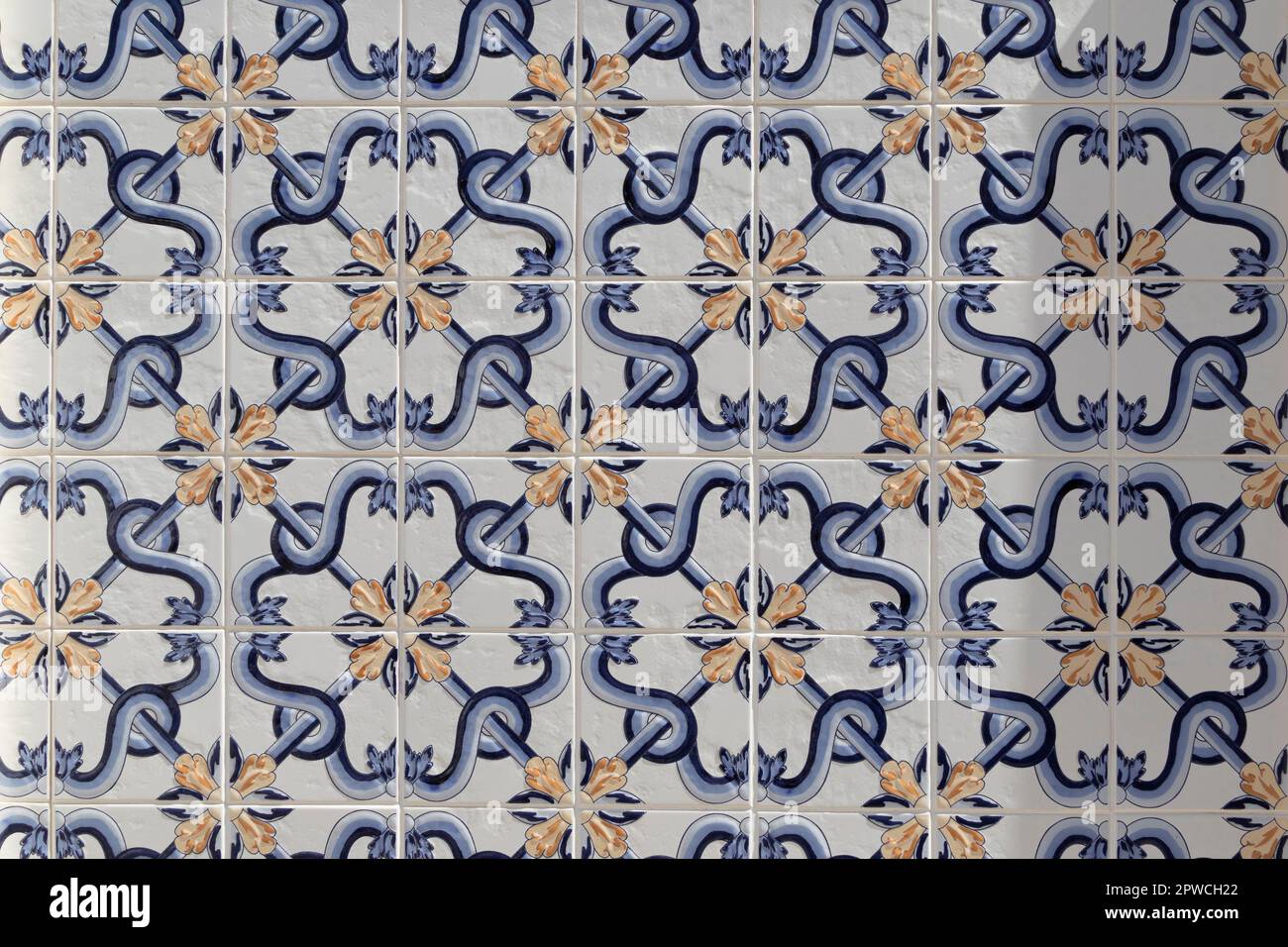 Background image, close-up of a house facade with traditional tiling ...