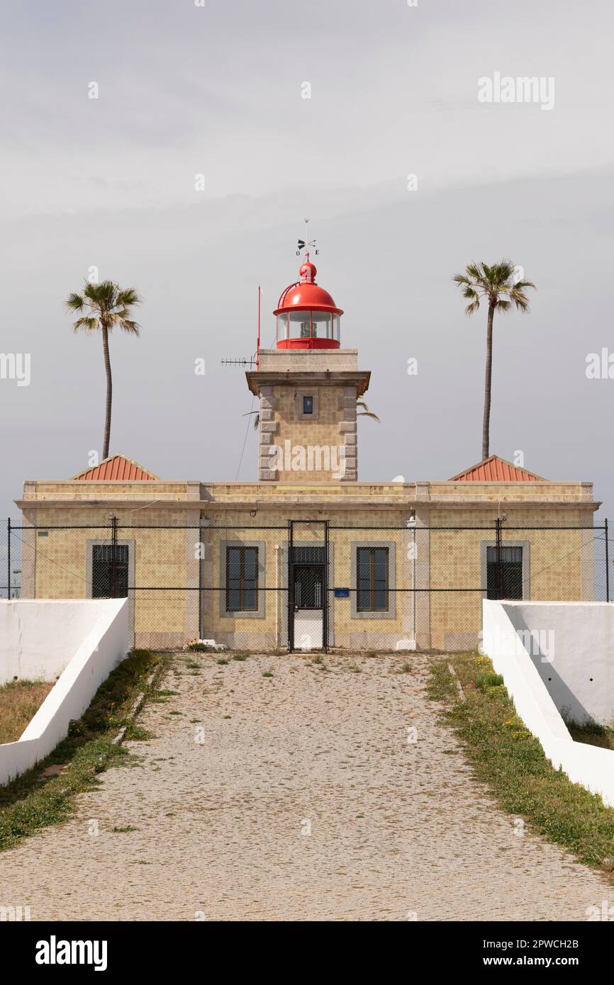 Farol da Ponta da Piedade, historic lighthouse in Lagos, Fao district ...
