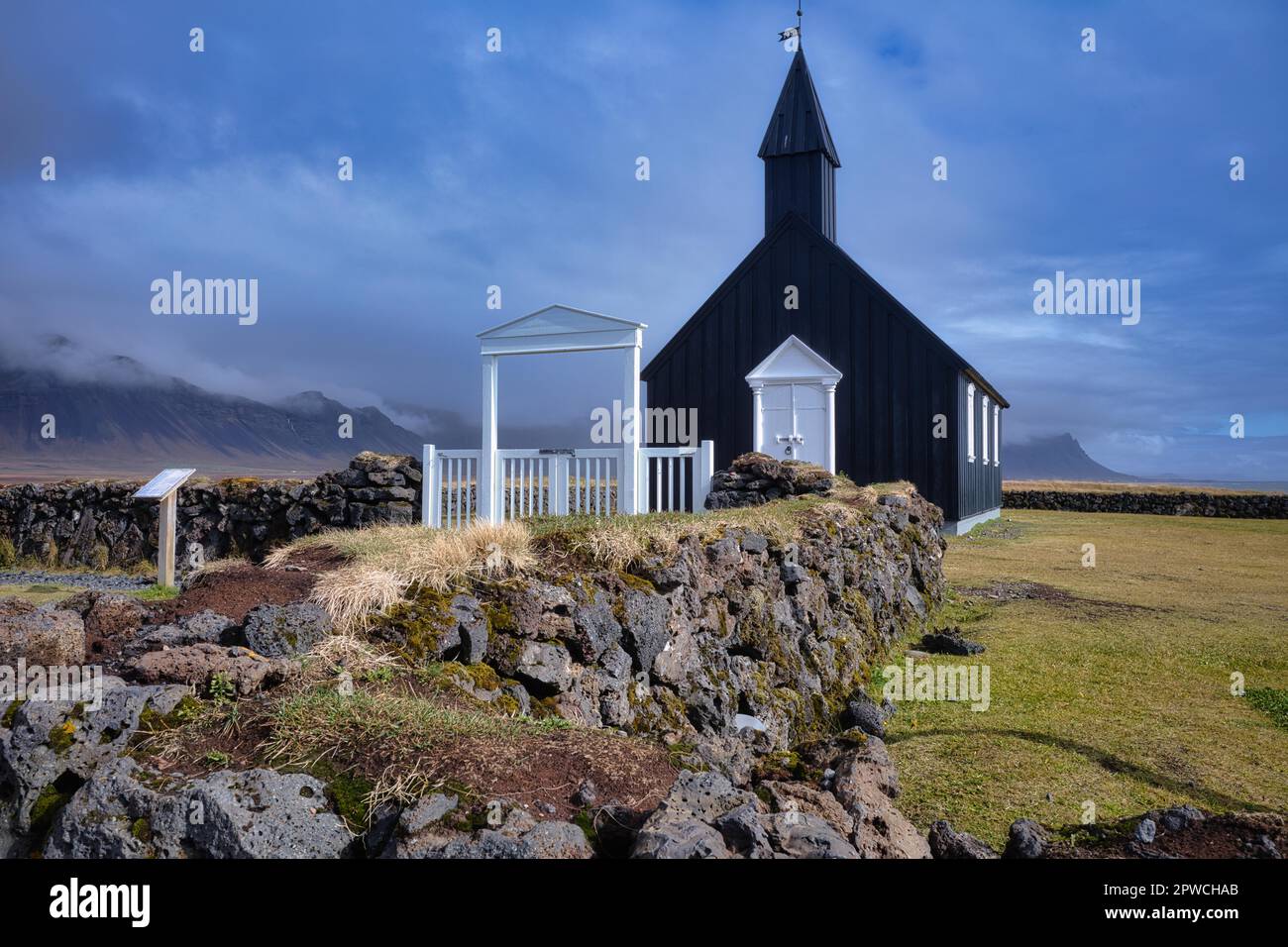 Buoakirkja black church hi-res stock photography and images - Alamy