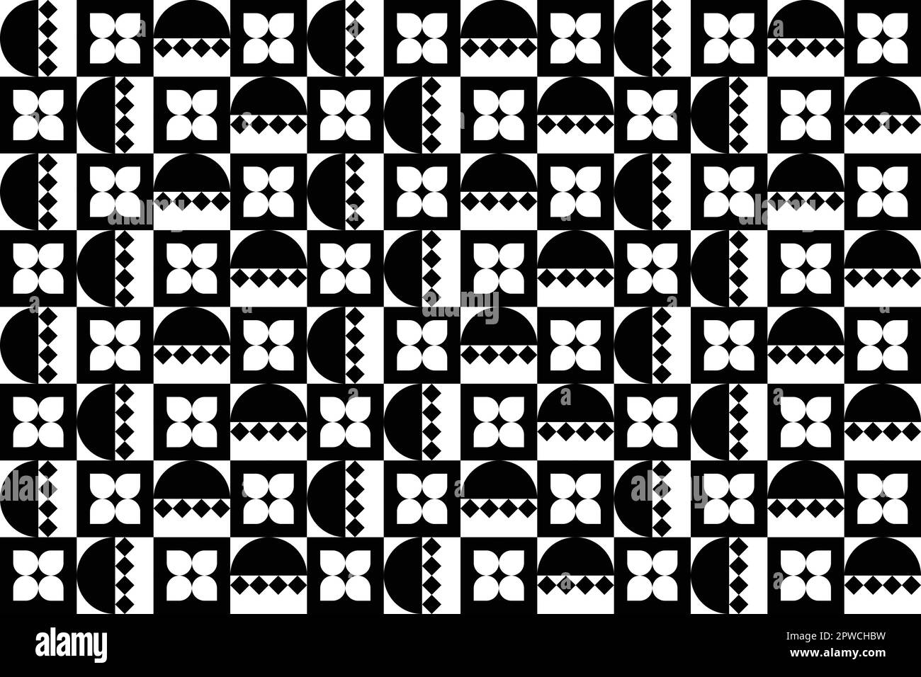 Black And White Geometric Patterns For Infants