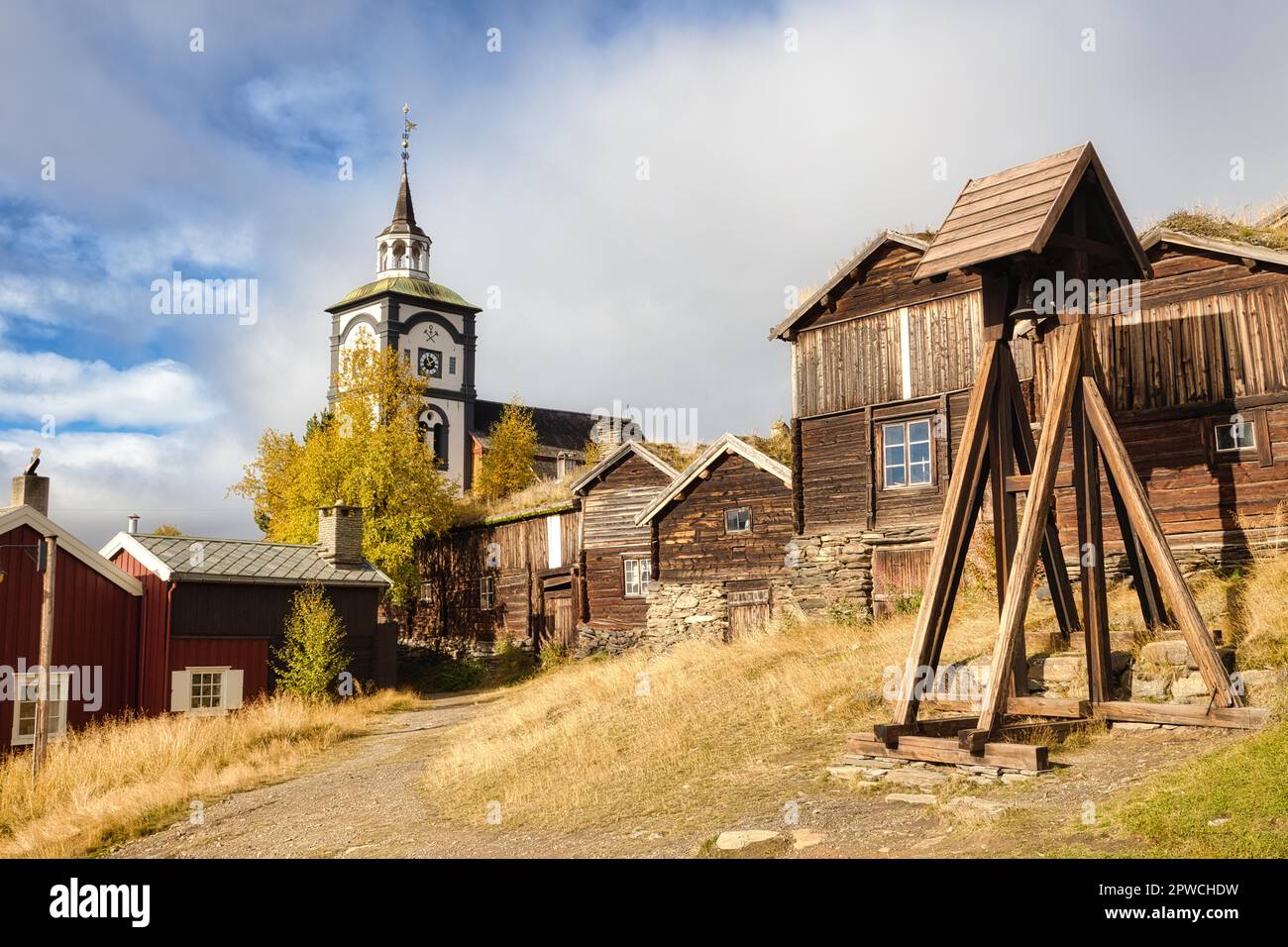 Roeros Church, Iron Mining Town, Mine, UNESCO World Heritage Site, Sor ...