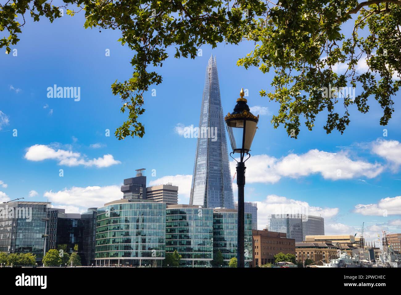 View shard across river hi-res stock photography and images - Alamy